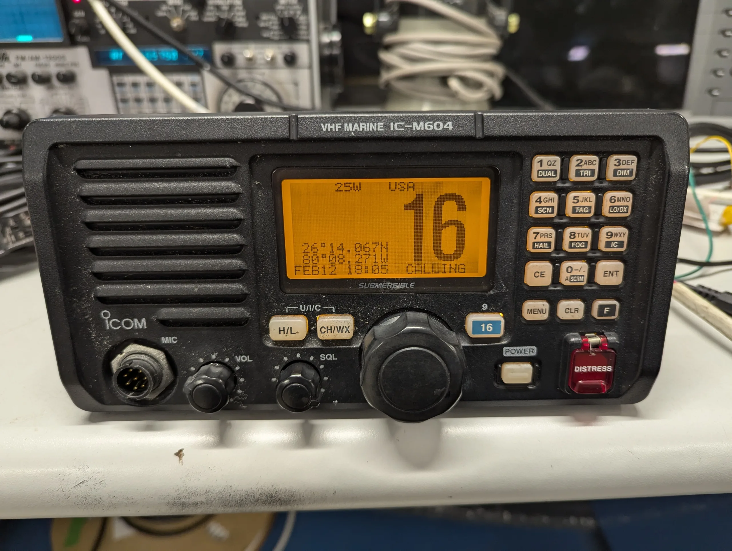 ICOM IC-M604A Marine VHF DSC Radio With Detachable Mic - Professionally ...