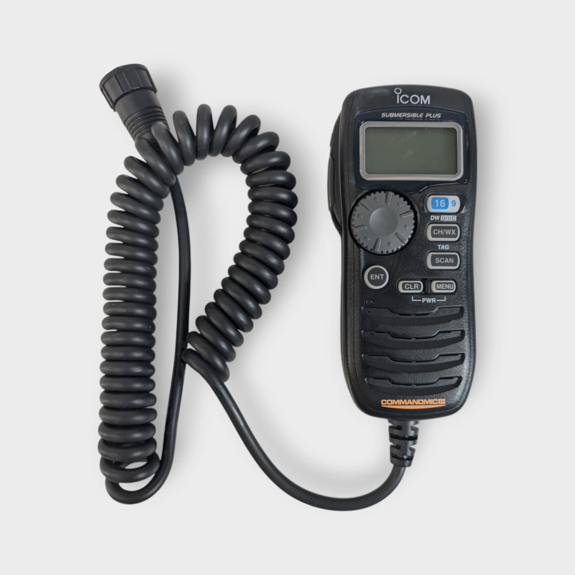 Icom Handset HM-162B CommandMic III For M604, M504 VHFs ...