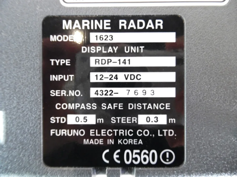 Furuno 1623 Complete Radar System- RDP-141 Display w/15" 2.2-kW Radome ...