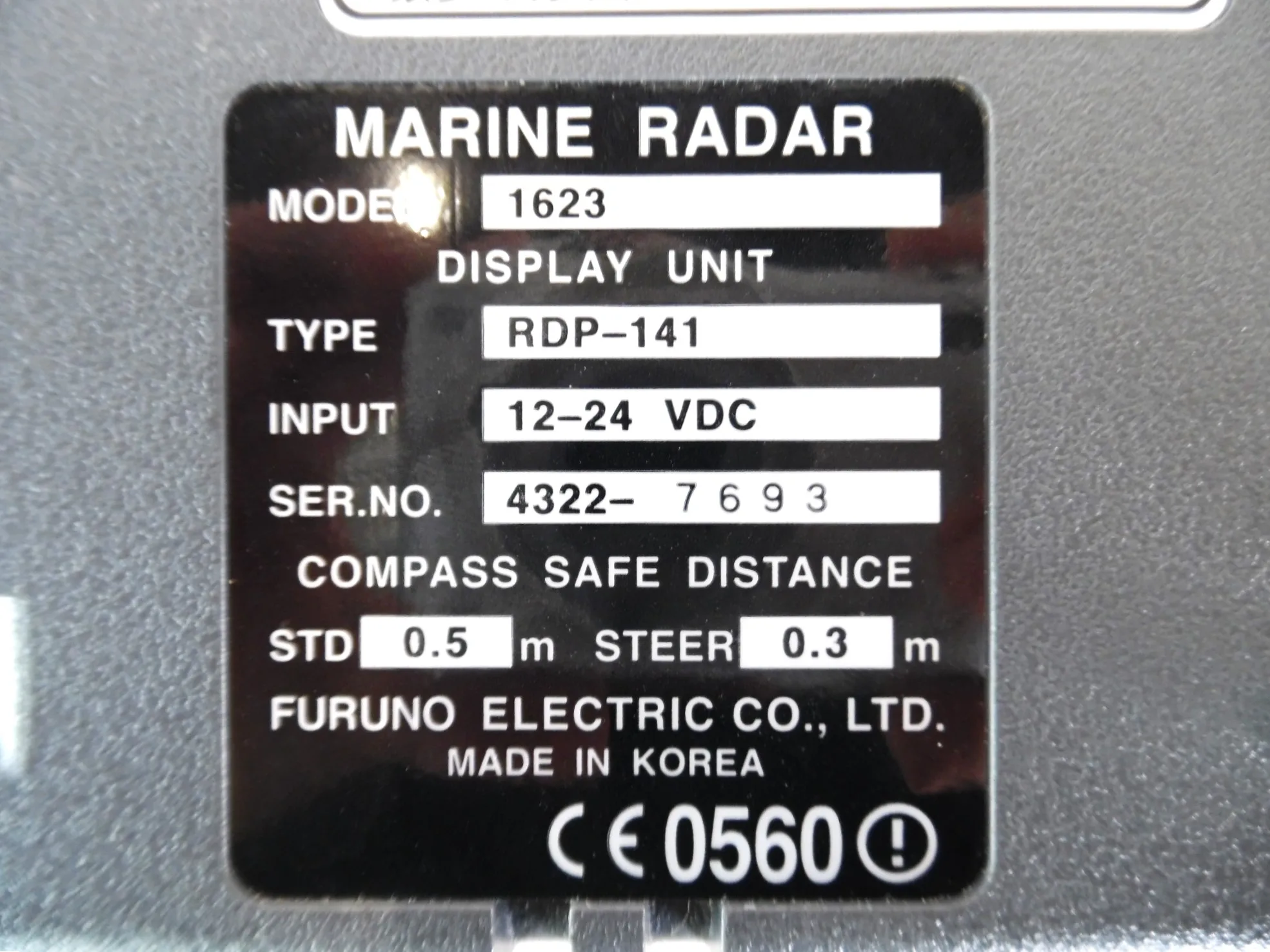 Furuno 1623 Complete Radar System- RDP-141 Display w/15" 2.2-kW Radome ...