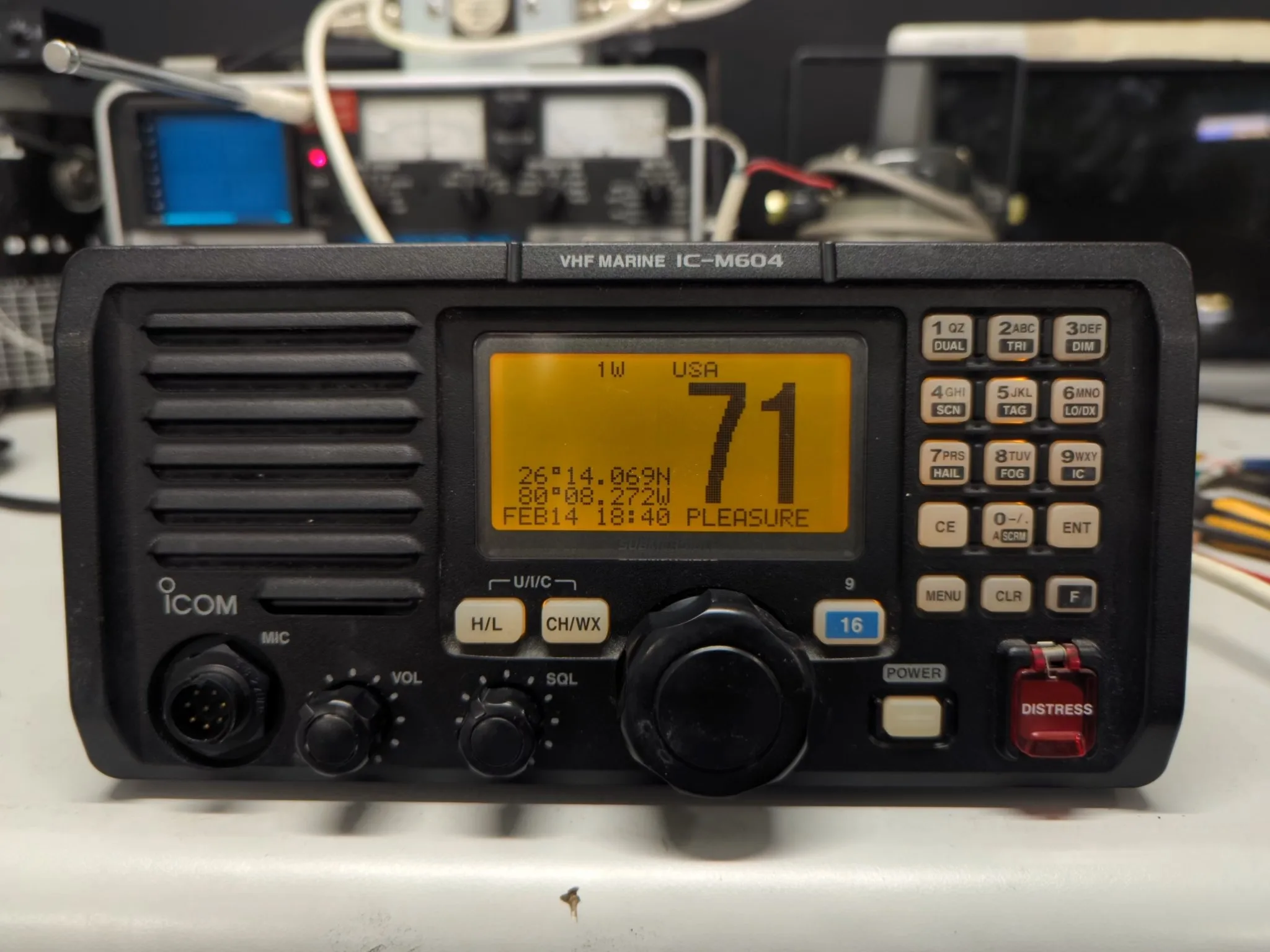 ICOM IC-M604A Marine DSC VHF Radio With Detachable Mic - Professionally ...