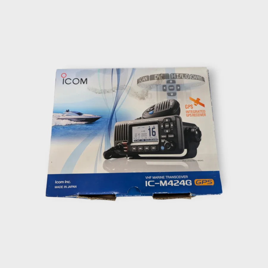 Icom IC-M424G Compact Marine DSC VHF Radio With Integrated GPS Receiver ...