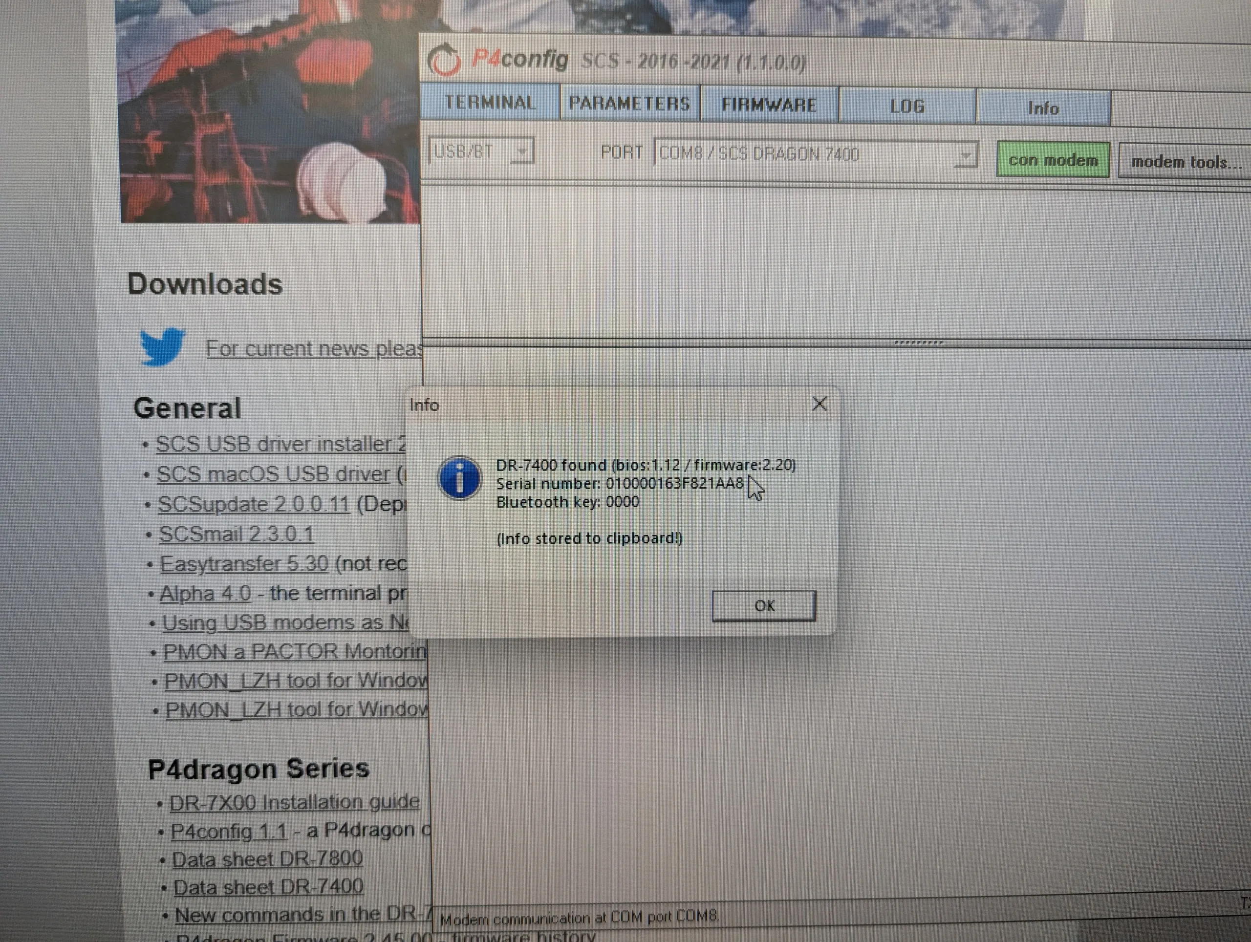 SCS P4-Dragon DR-7400 HF Modem - Max Marine Electronics