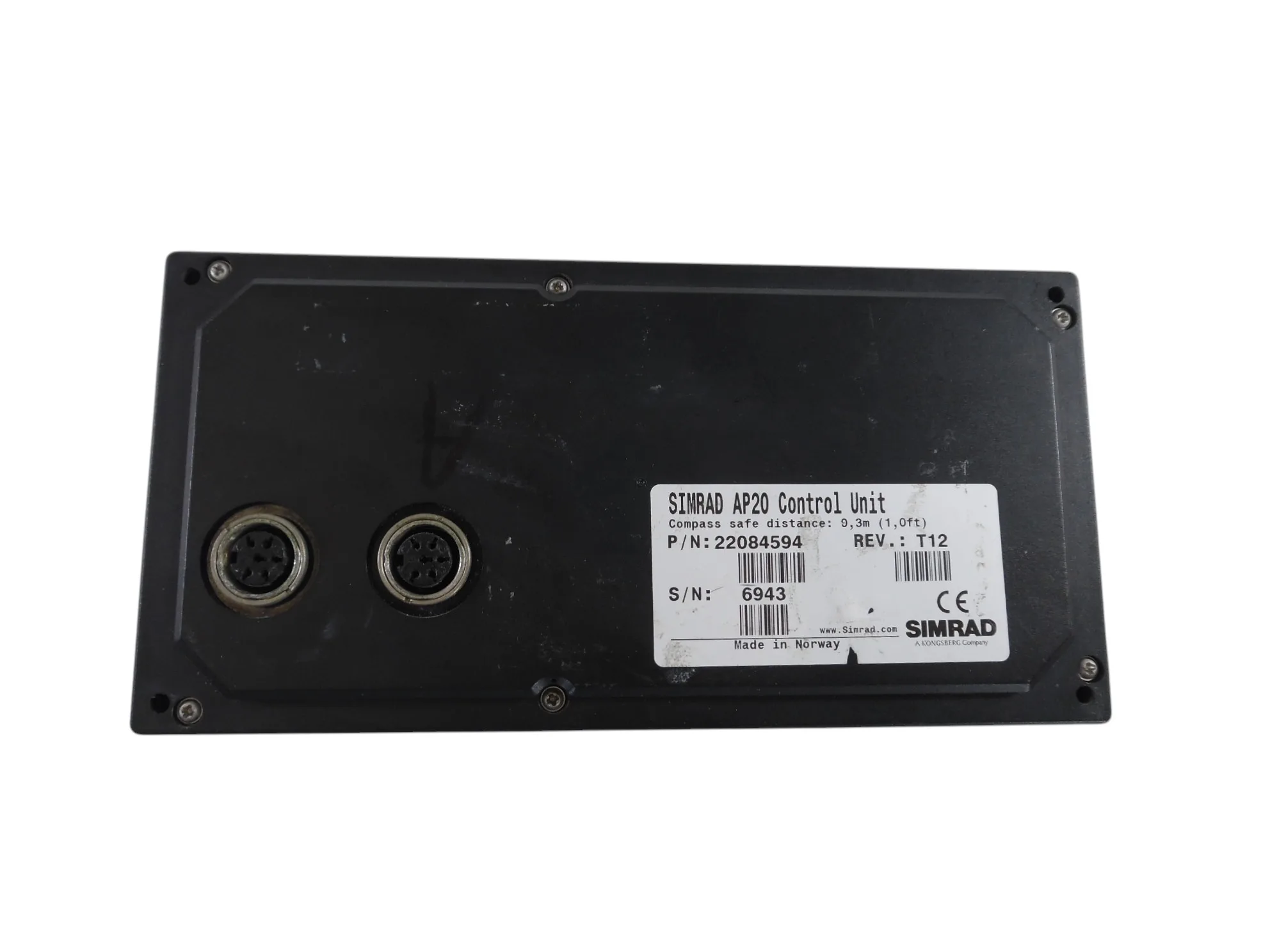 Simrad AP20 Autopilot Control Head 22084594 - Max Marine Electronics