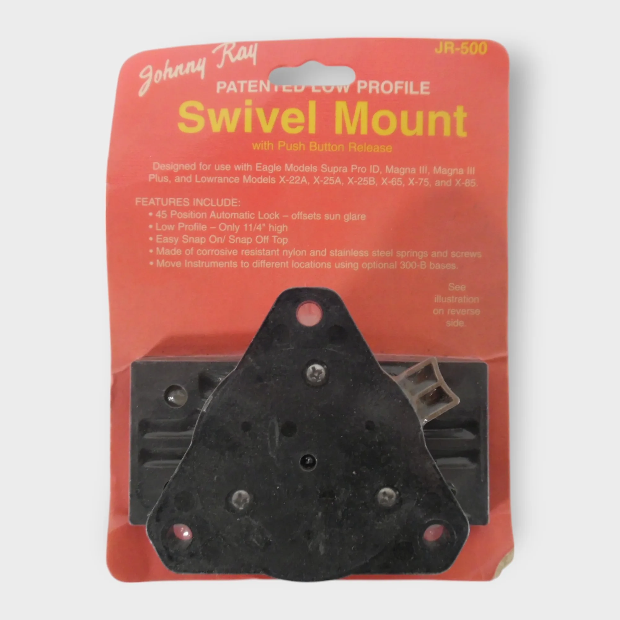 Johnny Ray JR 500 Swivel Mount W/ Push Button Release 45 Position Auto ...