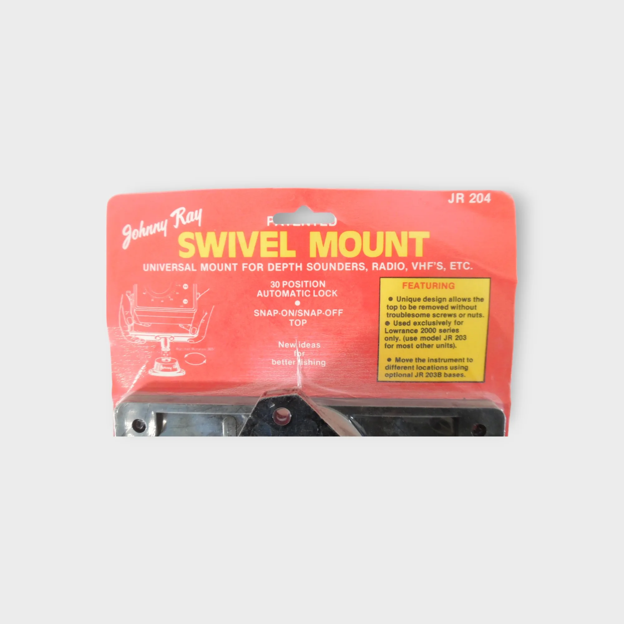 Johnny Ray JR 204 Universal Swivel Mount For Depth, VHF, GPS - 30 ...