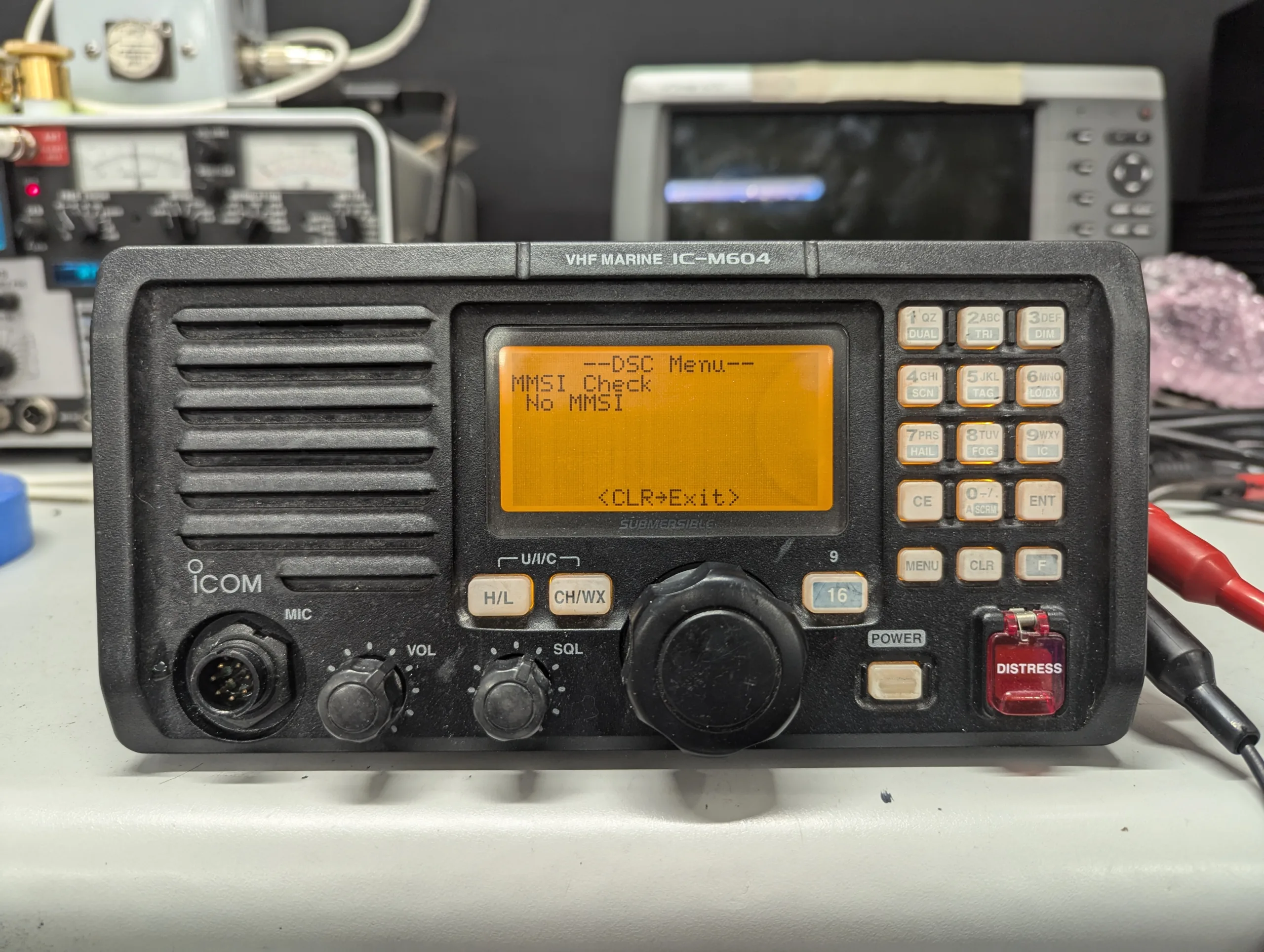 ICOM IC-M604A Marine DSC VHF Radio W/ Detachable Mic - Professionally ...