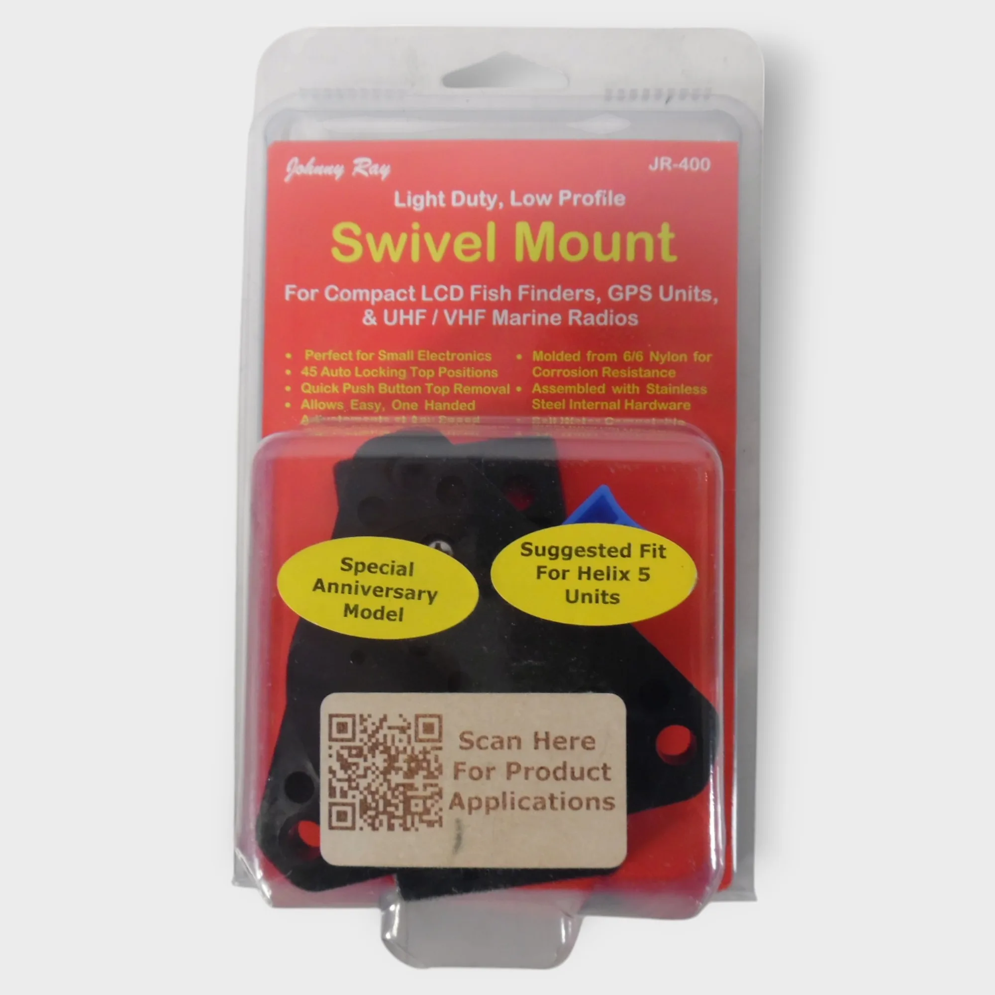 Johnny Ray JR 400 Swivel Mount- Light Duty Low Profile- 45 Pos Auto ...