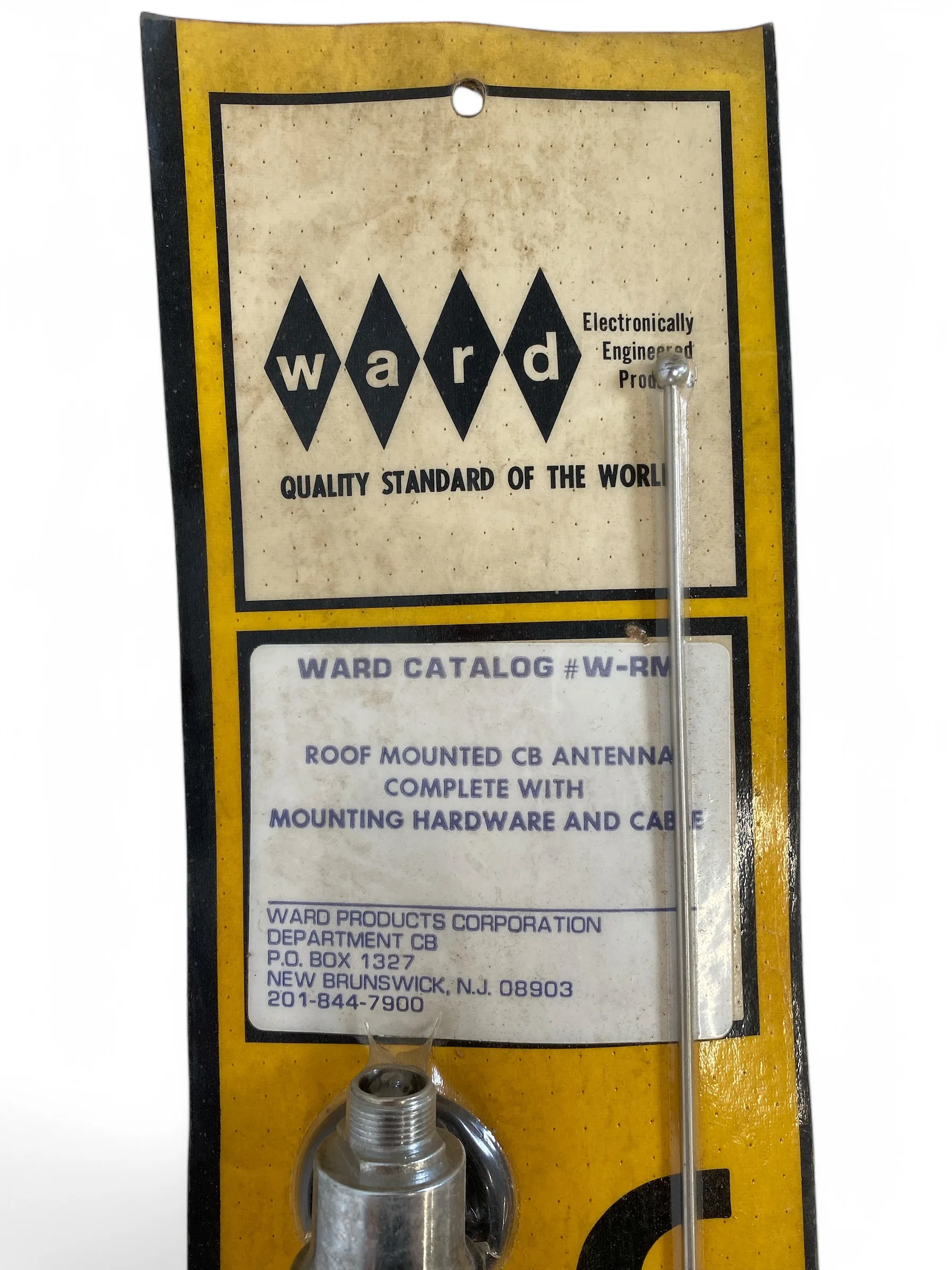 Ward W-RM 41" Roof Mount CB Whip Antenna **New** - Max Marine Electronics