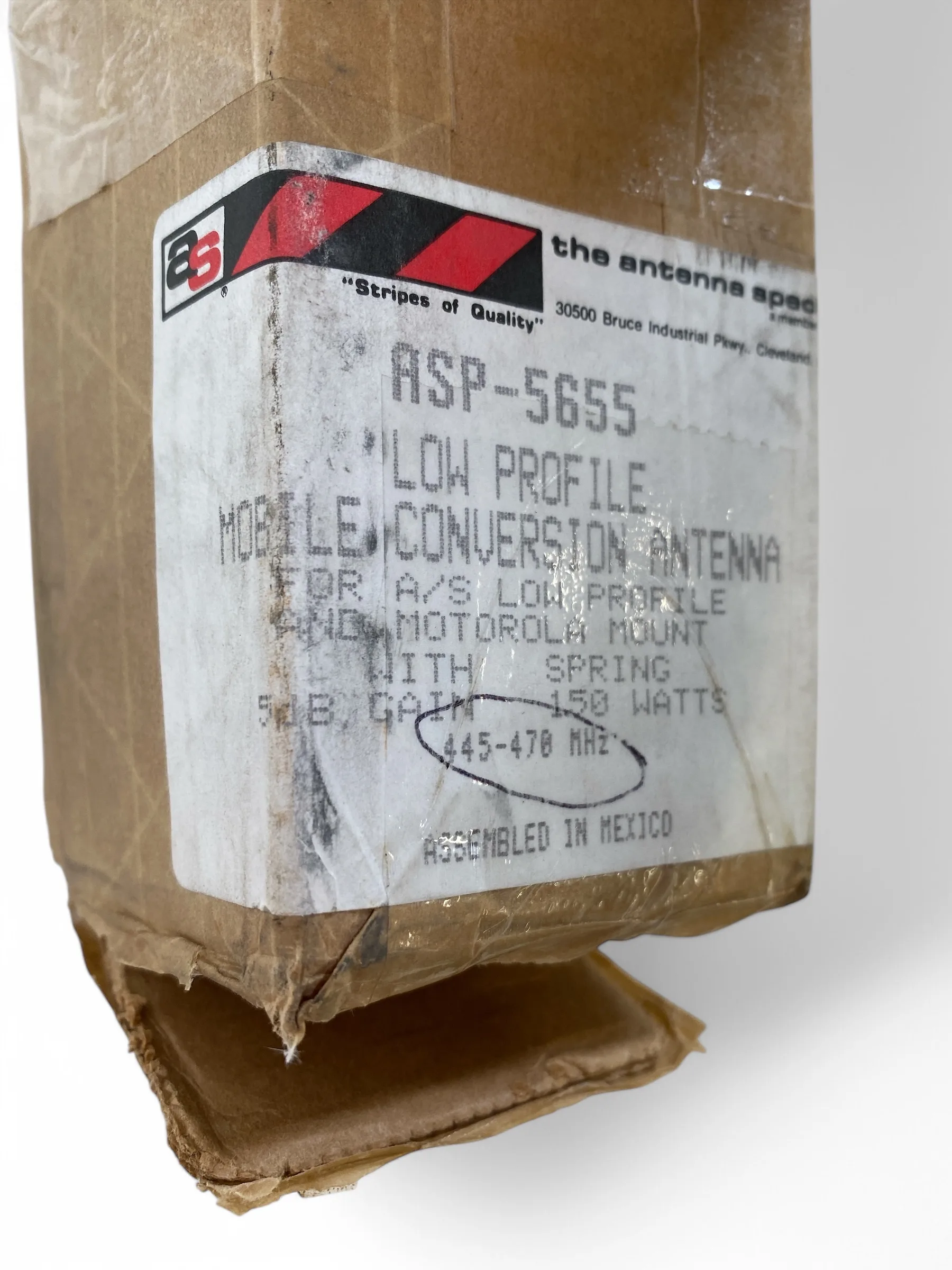 Antenna Specialists ASP-5655 30" Low-Profile UHF Mobile Conversion ...