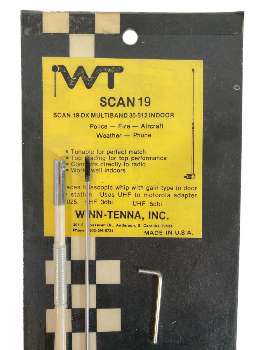 Winn-Tenna 36" Scan 19 DX Multiband VHF/UHF Antenna - 3dBi/5dBi **New ...