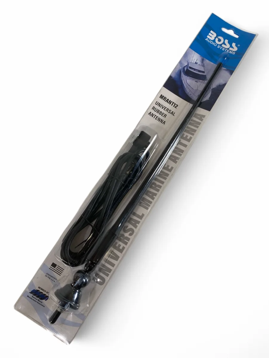Boss Audio Systems 12" MRANT12 Universal Rubber AM/FM Antenna **New ...