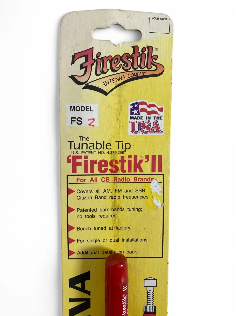 Firestik II FS2 2ft Heavy-Duty Tunable Tip CB Antenna - 300W - Black ...
