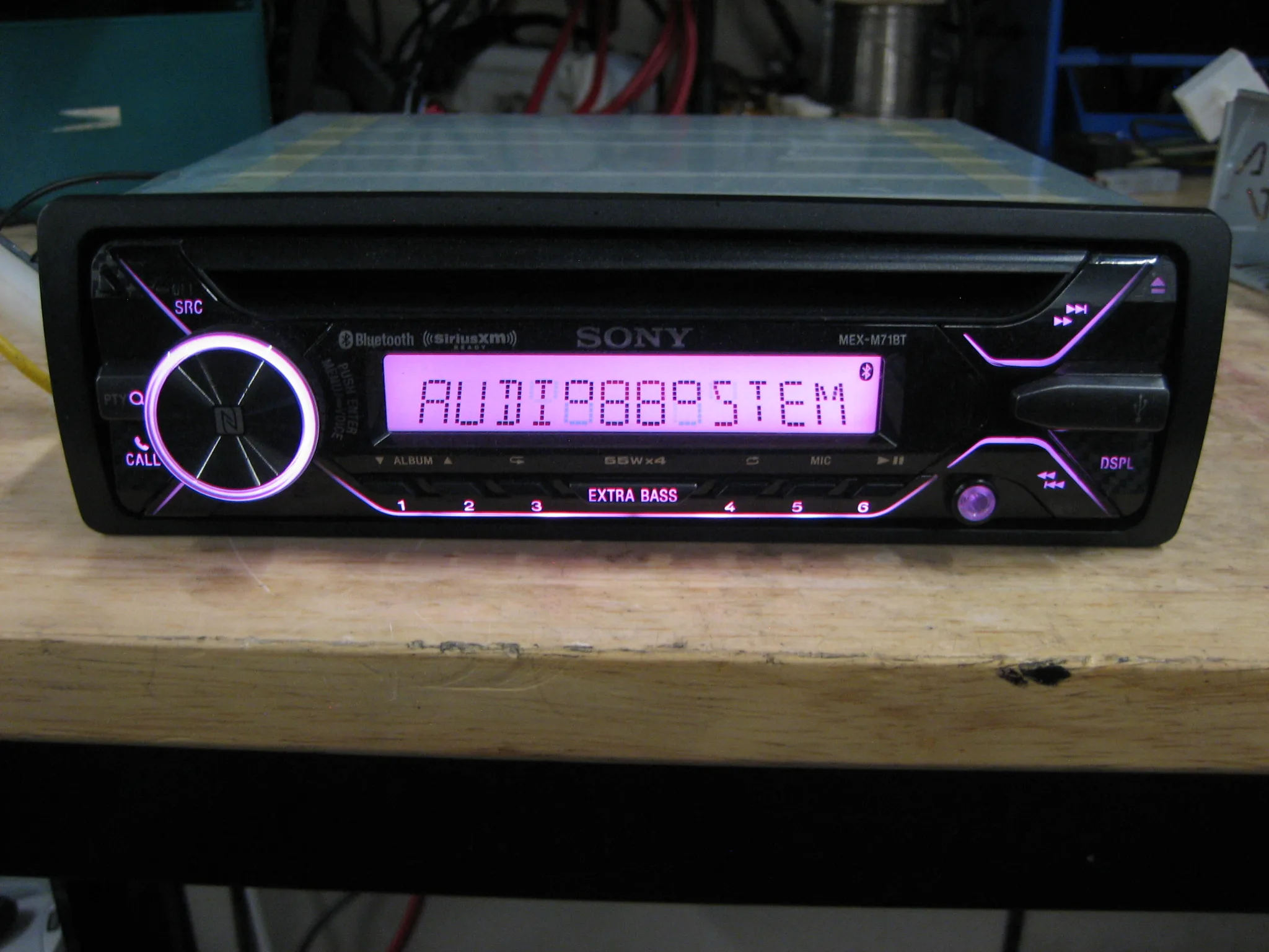 Sony MEX-M71BT Bluetooth Marine Receiver w/CD Player Fully Tested 90 ...