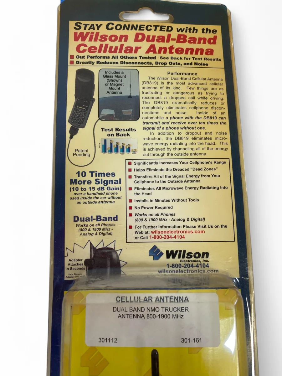 Wilson 301112 13" Dual-Band Cellular NMO Trucker Mount Antenna - 4.9/5. ...