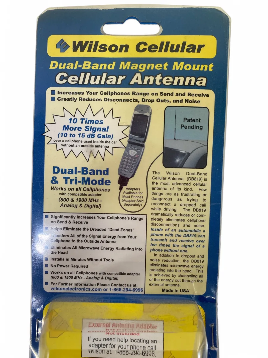 Wilson 301103 12" Dual Band Tri-Mode Magnetic Mount Cellular Antenna ...