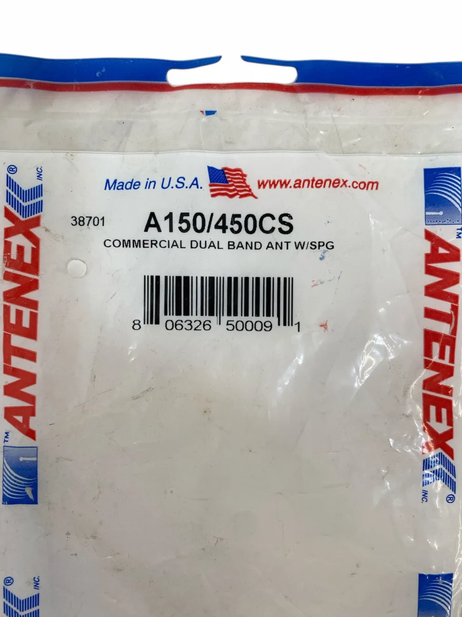 Antenex A150/450CS 19" VHF/UHF Dual-Band Mobile NMO Antenna - 5dB/2dB ...