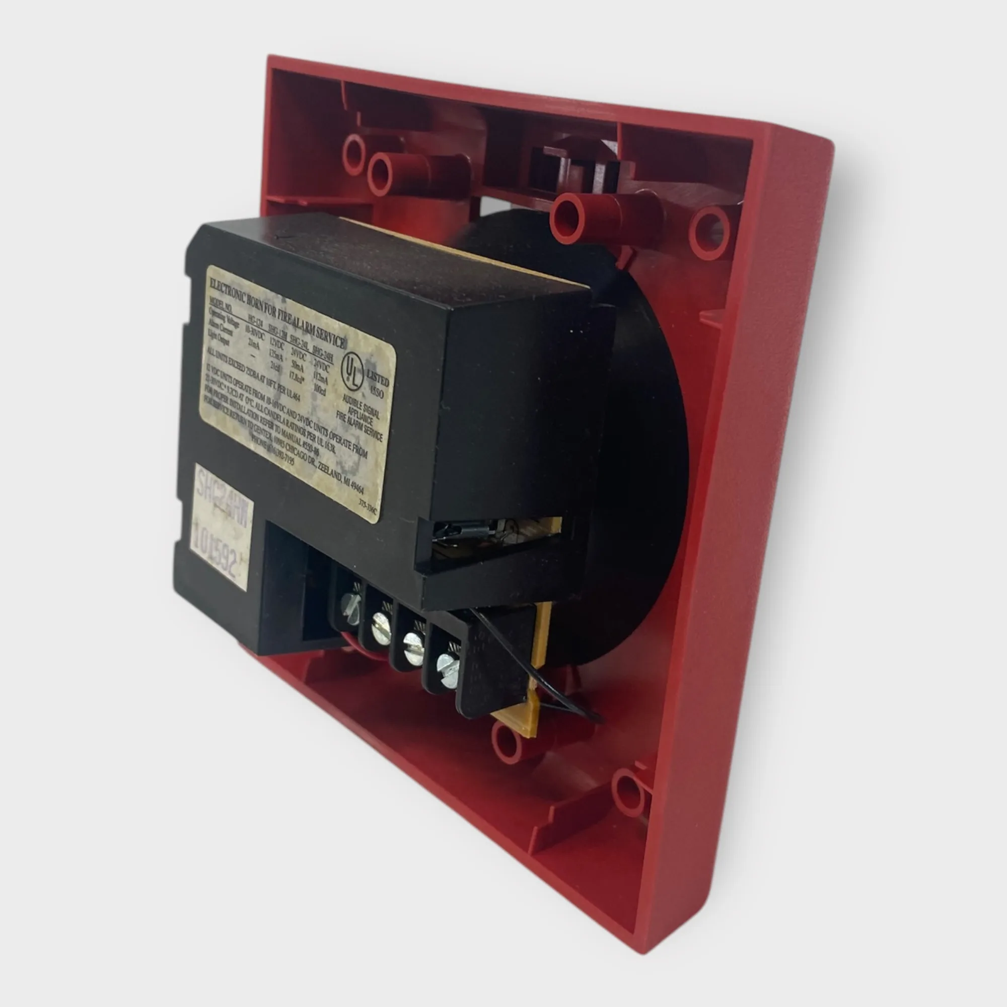 Gentex SHG24HWR 904-0005-002 Electronic Horn Strobe For Fire Alarm 12 ...