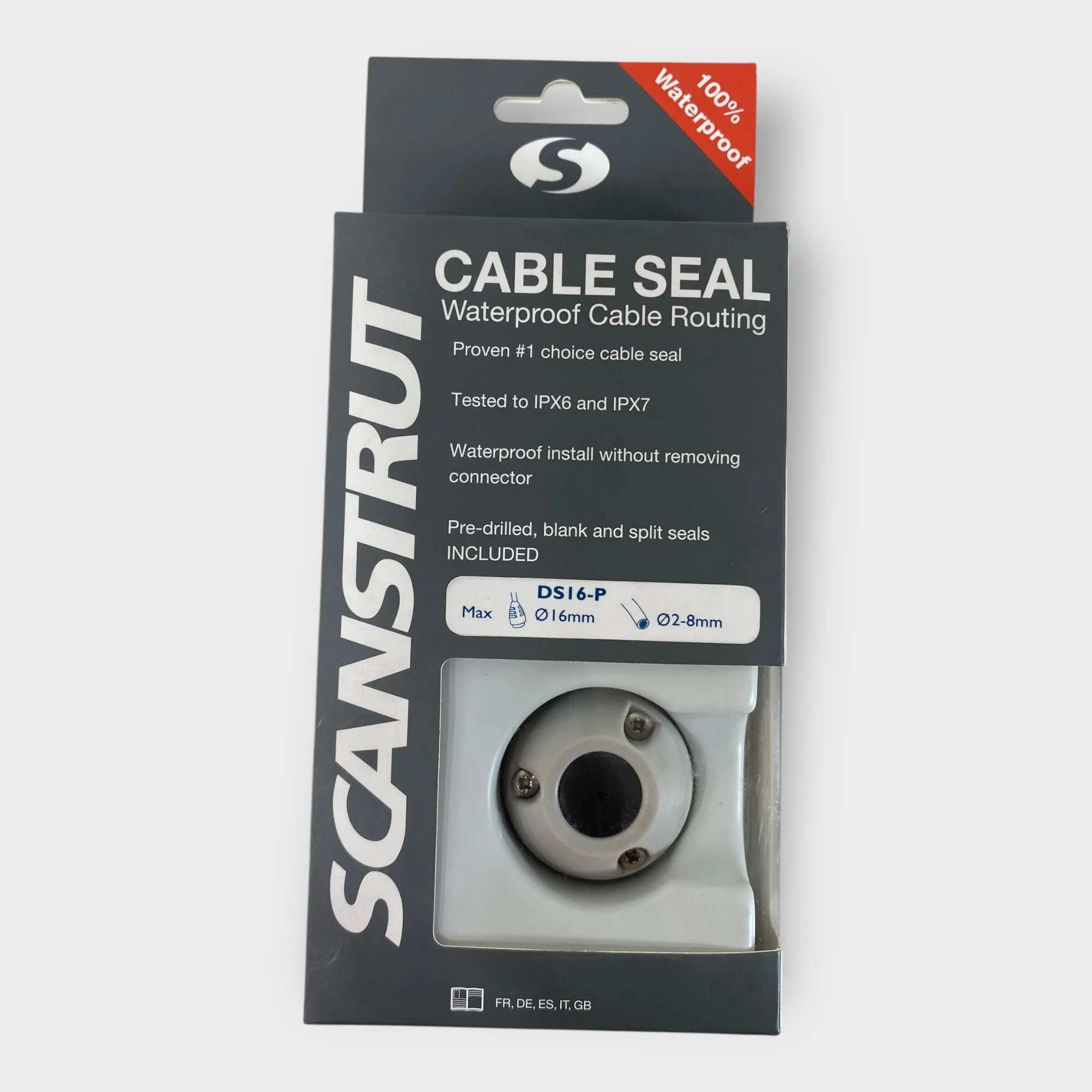 Scanstrut DS21A-P Waterproof Cable Seal Pass-Through Cable Routing 4 ...
