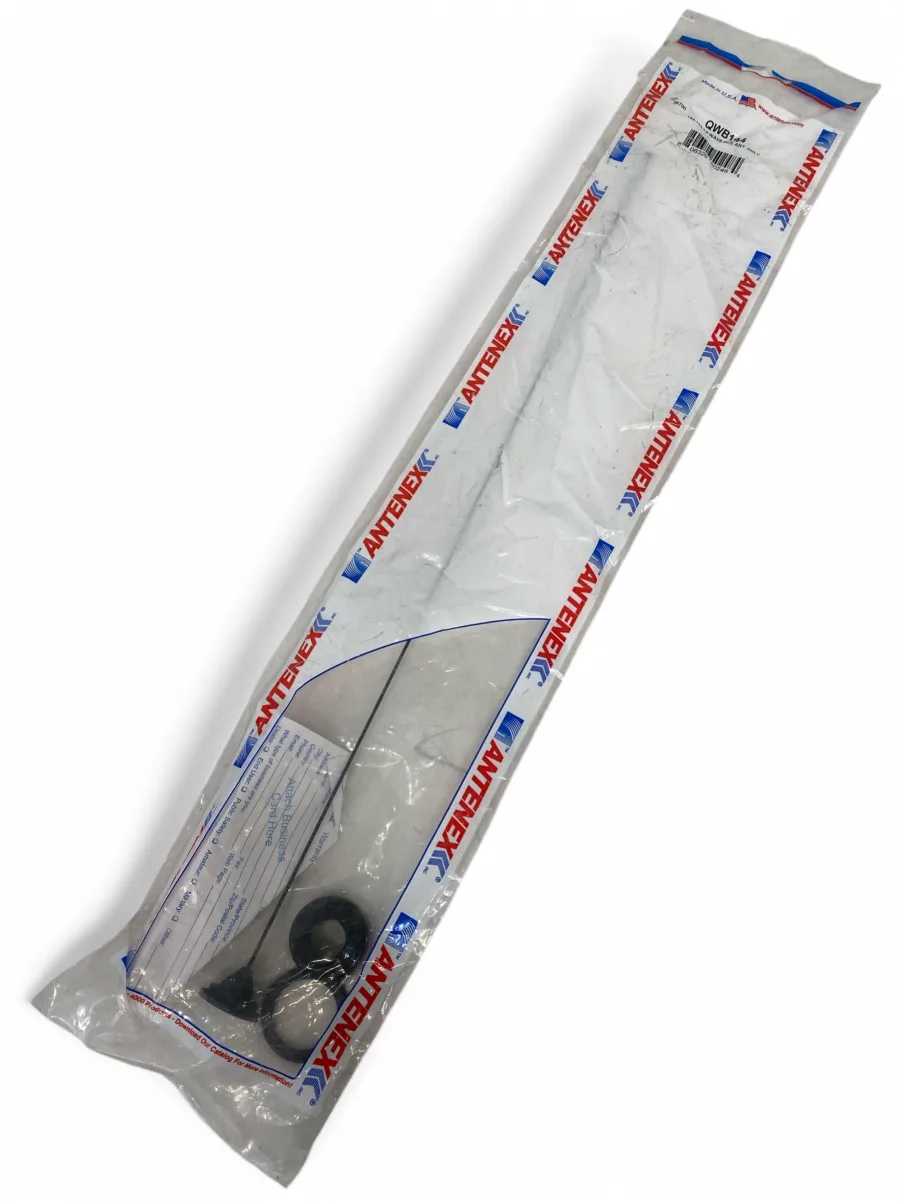 Antenex/Laird QWB144 19" VHF Mobile NMO Antenna (144-152) - Black **New ...
