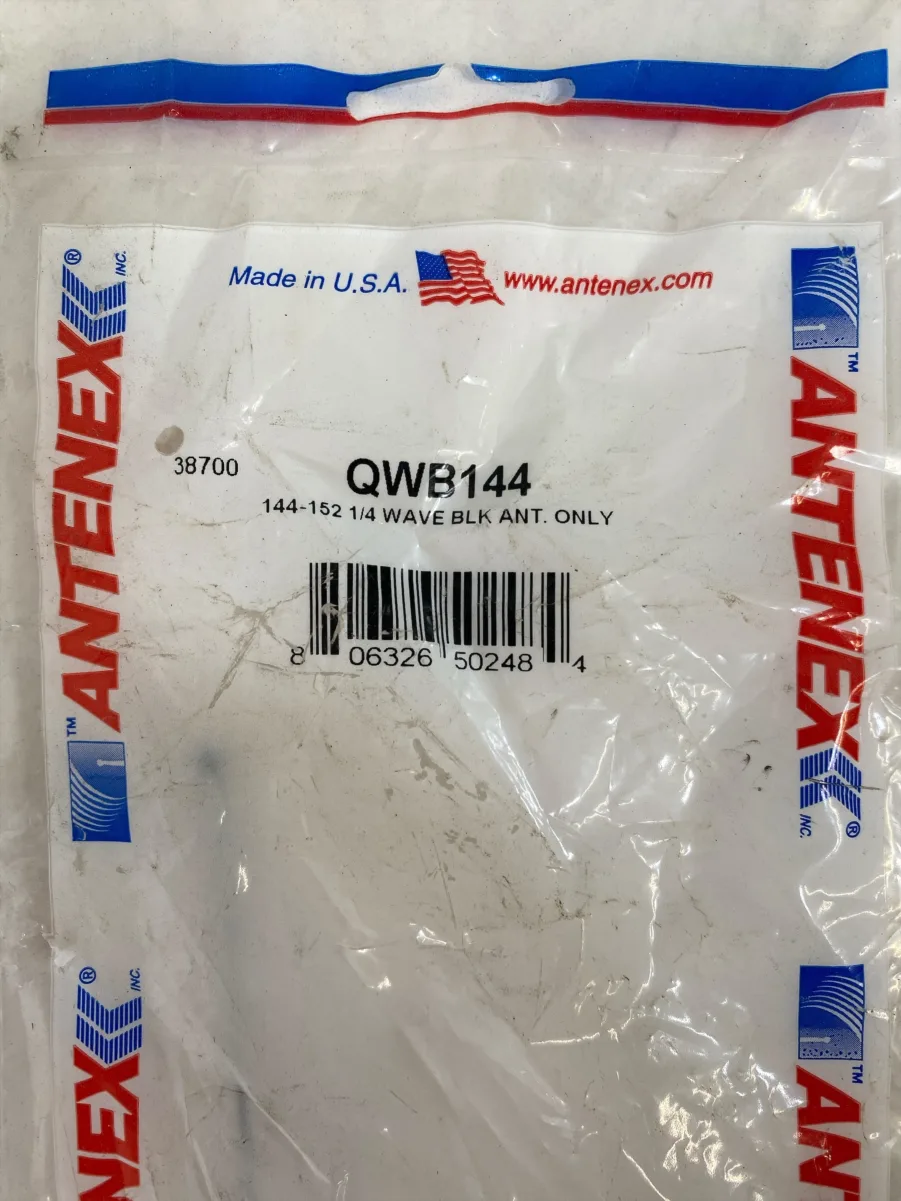 Antenex/Laird QWB144 19" VHF Mobile NMO Antenna (144-152) - Black **New ...