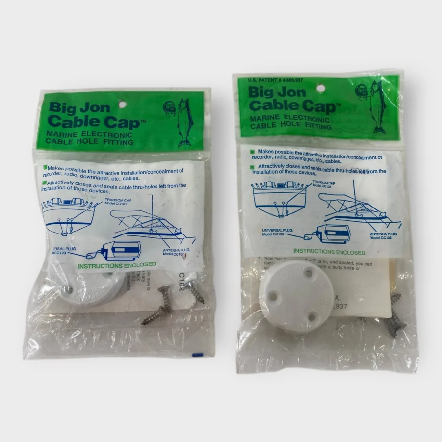 Big Jon CC103 1" x 1/2" Universal Cable Hole Fitting For Marine Electronics *QTY 2* - Max Marine ...