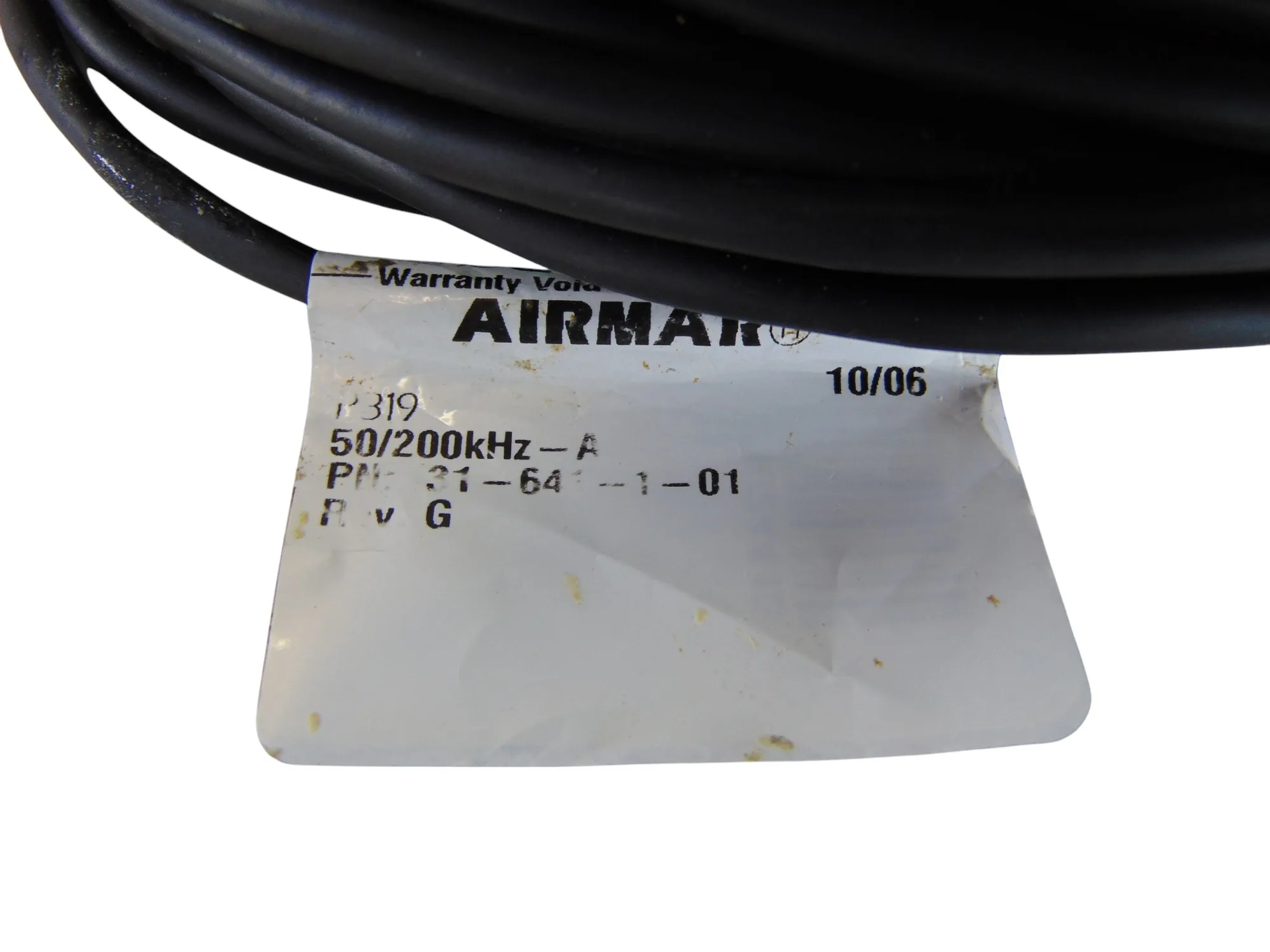 Airmar/Raymarine P319 Thru Hull Low Profile 200khz Transducer ST40 ST60 ...
