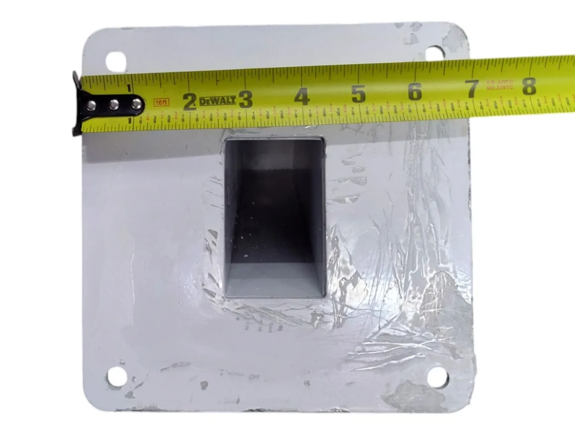 Custom Aluminum 12" Aft Leaning Radar Mount f/Various 15"-24" Radar ...