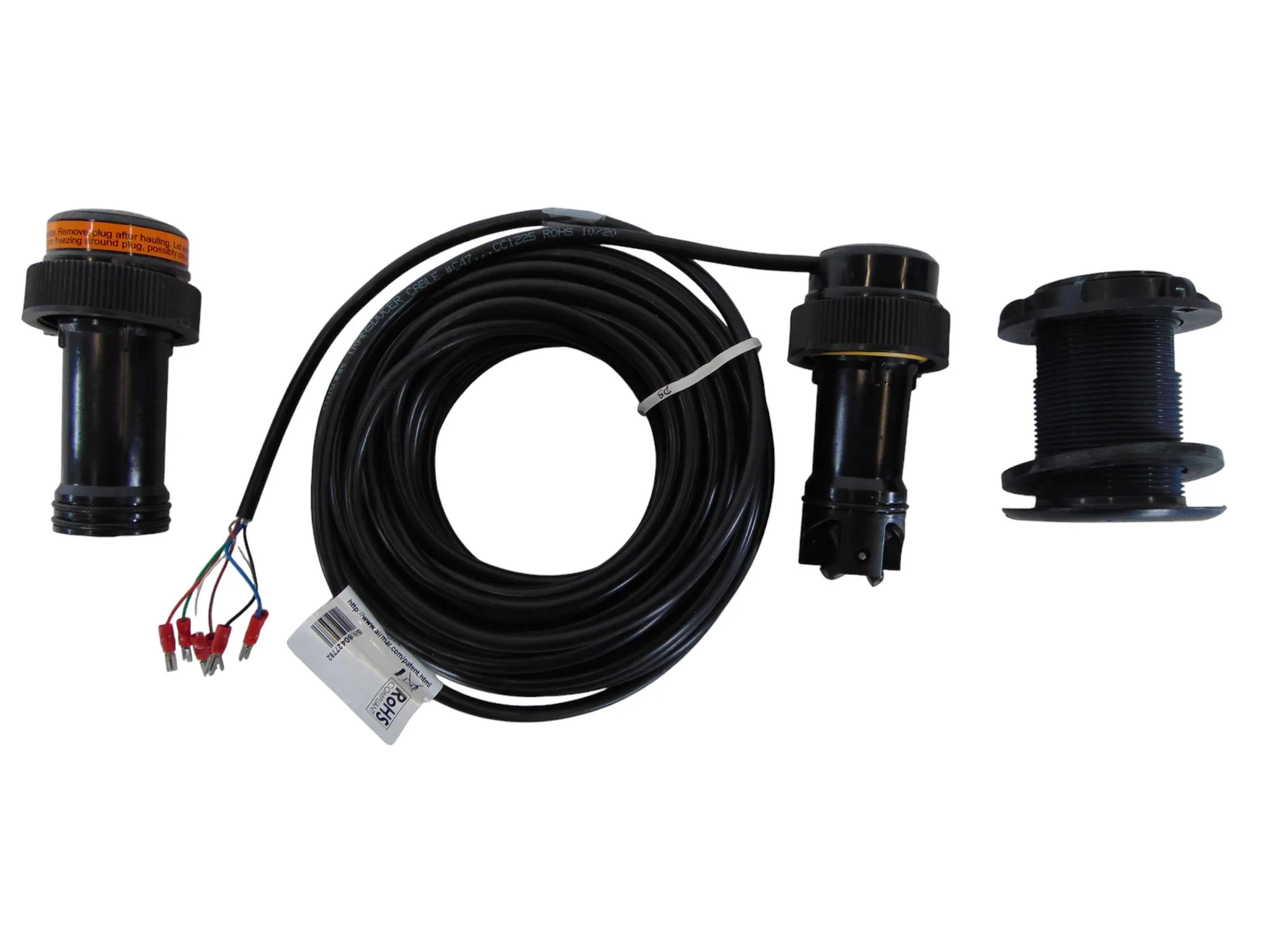 Raymarine DST800-P617V 200kHz Triducer Depth Speed Temp A22154 35-002-4 ...