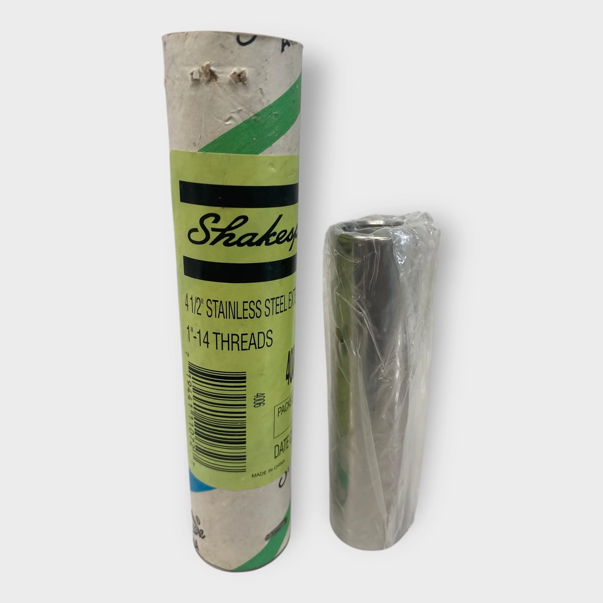 Shakespeare 4006 4.5" SS Double Female Ferrule Antenna Extension 1"-14 ...