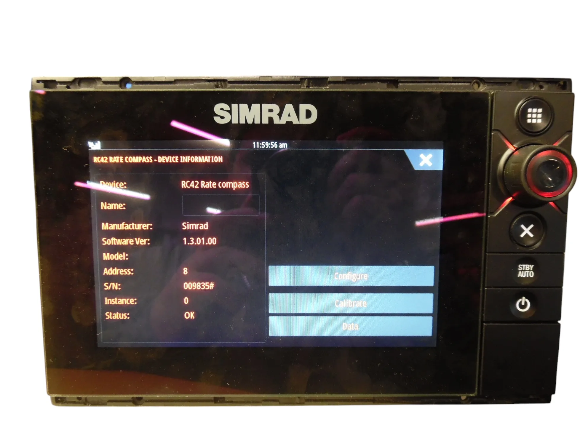 Simrad RC42 Rate Compass NMEA2000 Simnet Heading Sensor 22090237 - Max ...
