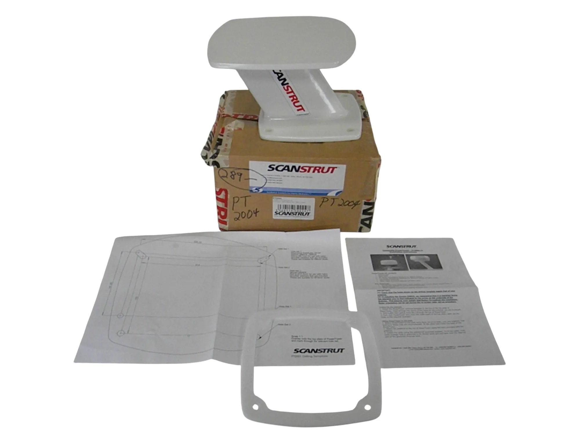 Scanstrut 6" Aft Leaning Composite Power Tower Mount f/ Various Radomes ...