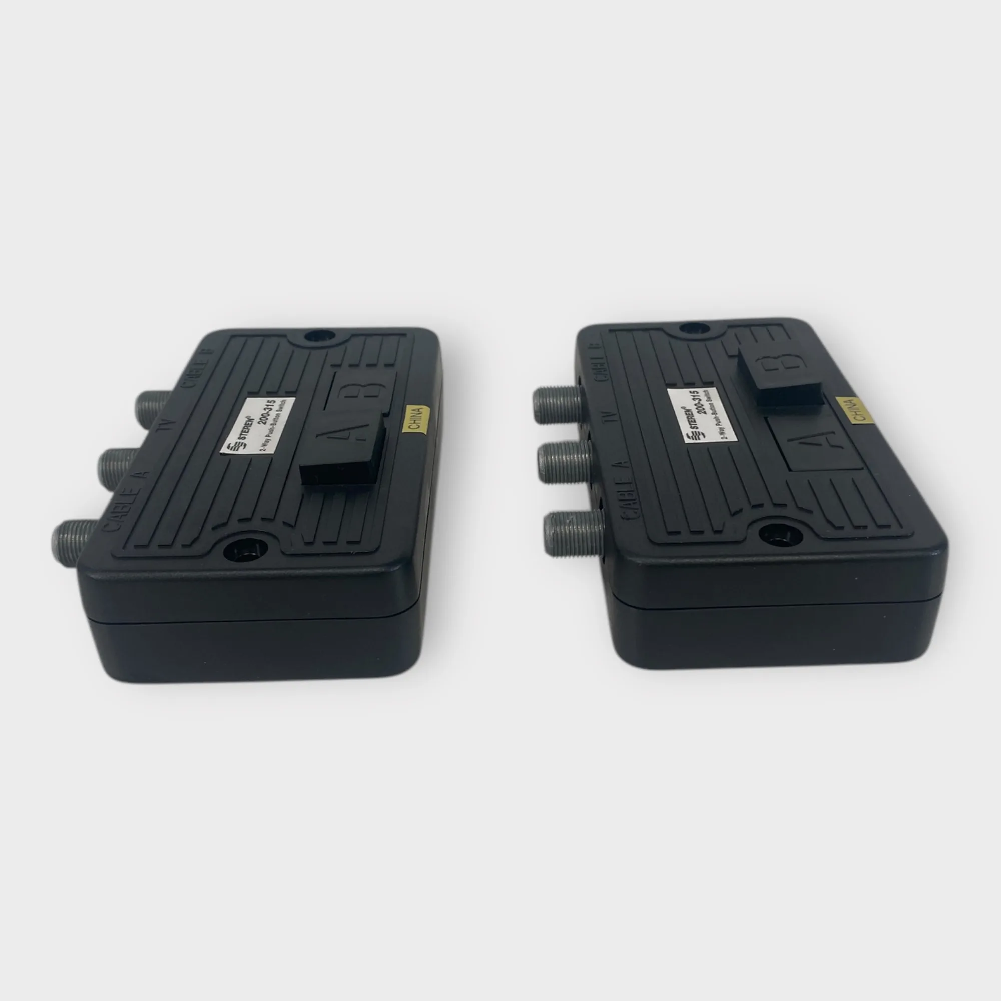 Steren 200-315 2-Way Coaxial A/B Switch Push Button TV Cable Switch ...