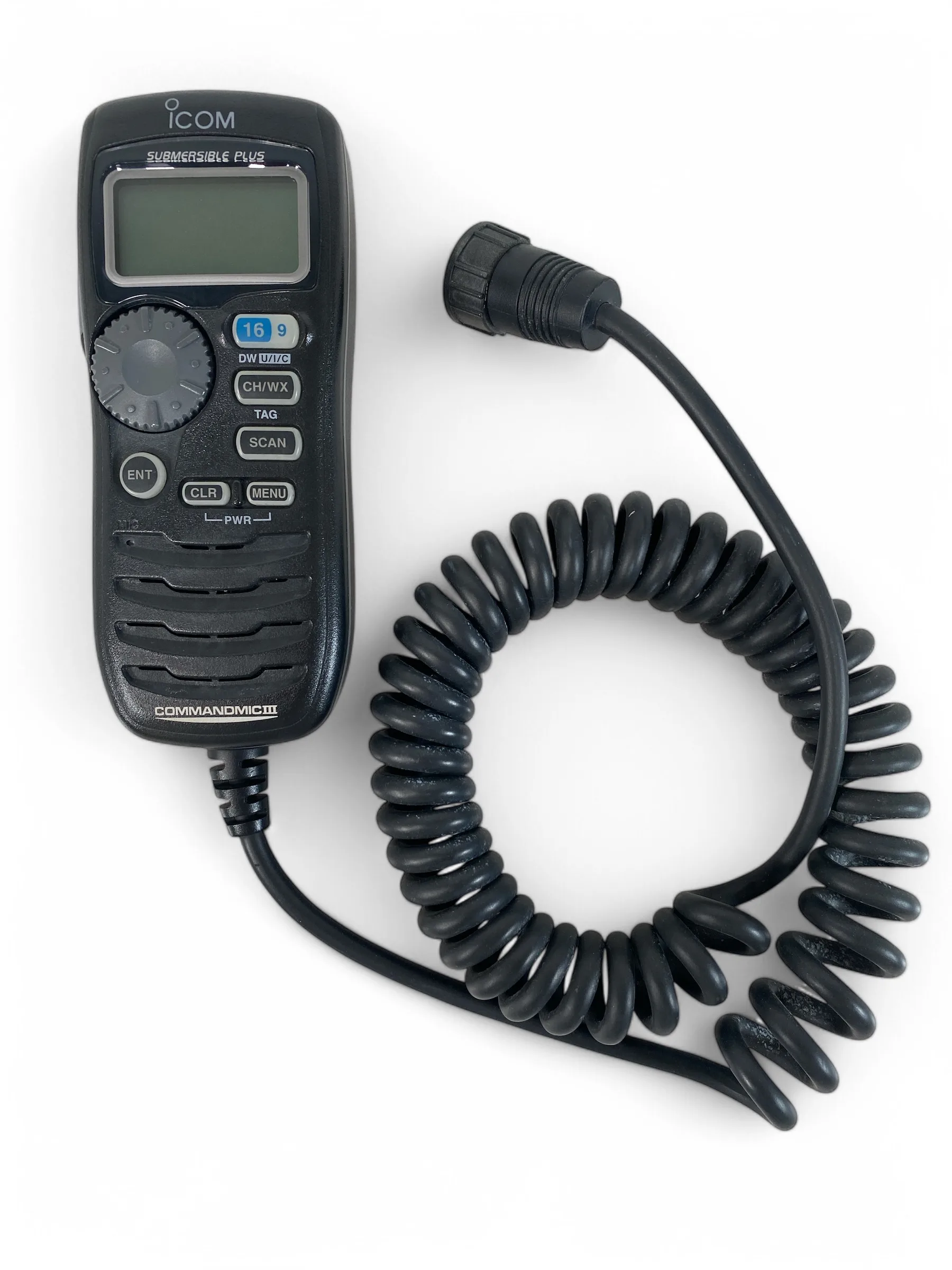 Icom Handset HM-162B CommandMic III For M604, M504 VHFs *Tested/Working ...