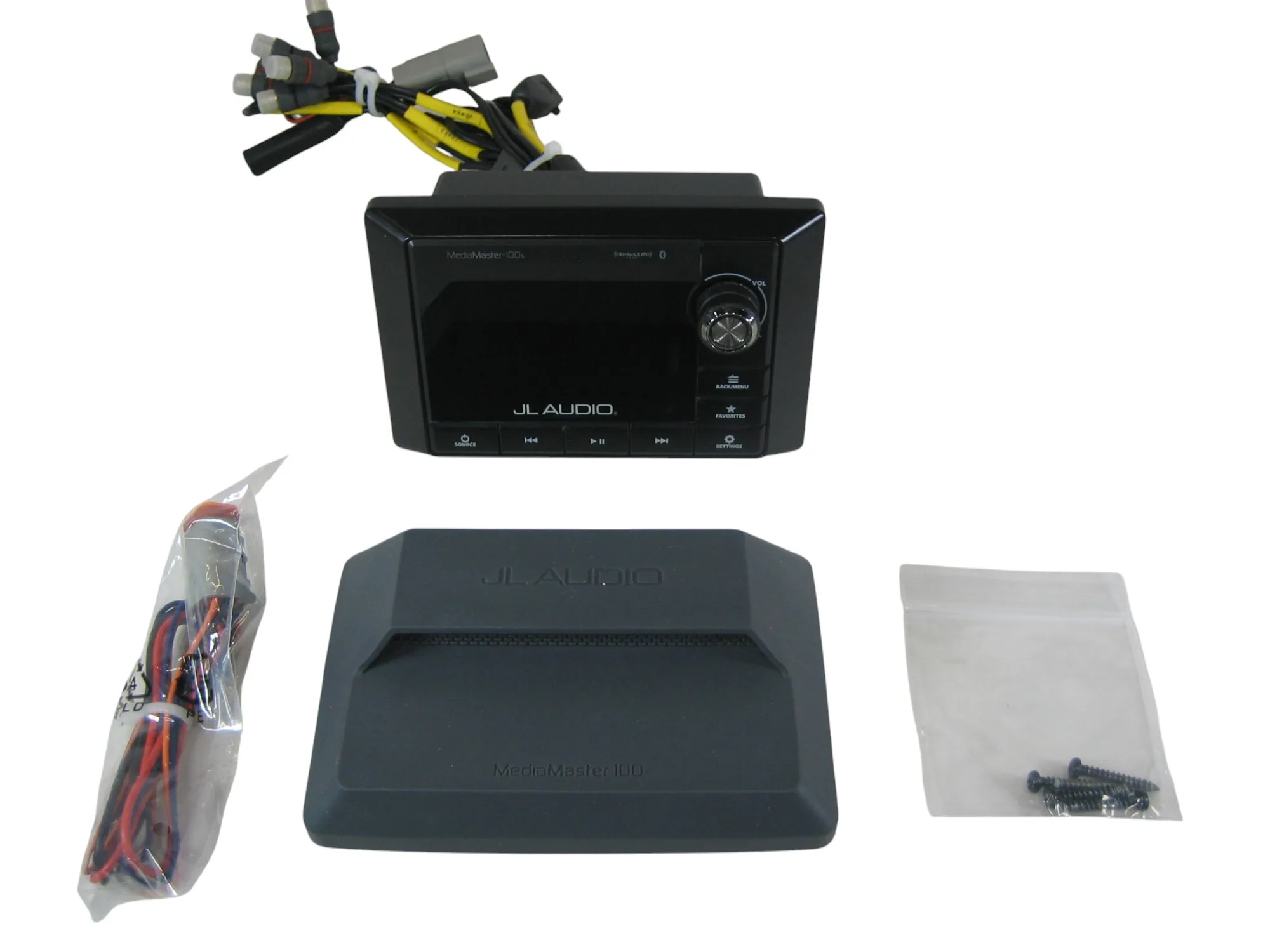 JL Audio MediaMaster MM100S-BE Marine Waterproof Source Stereo Head ...