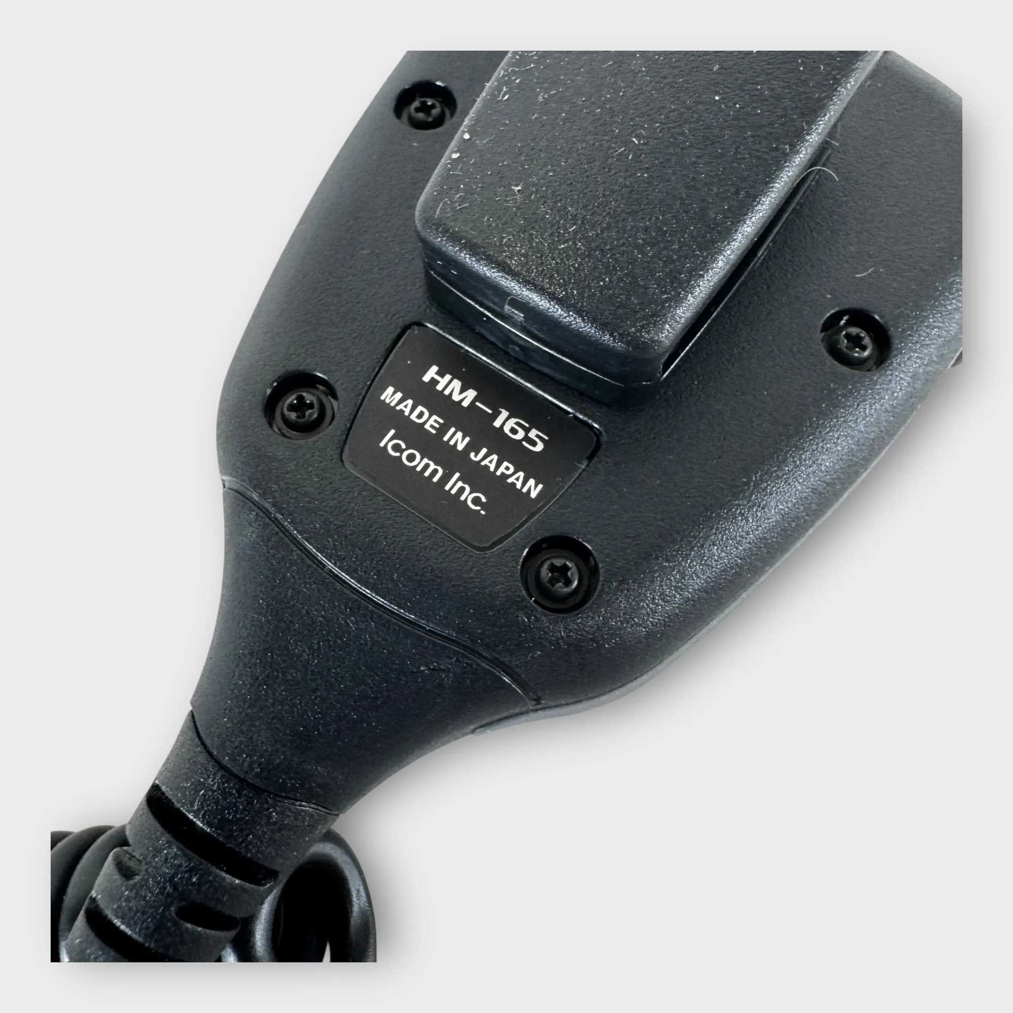 Icom HM-165 Speaker Microphone f/ M34 M36 VHF Radio - Waterproof - Max Marine Electronics