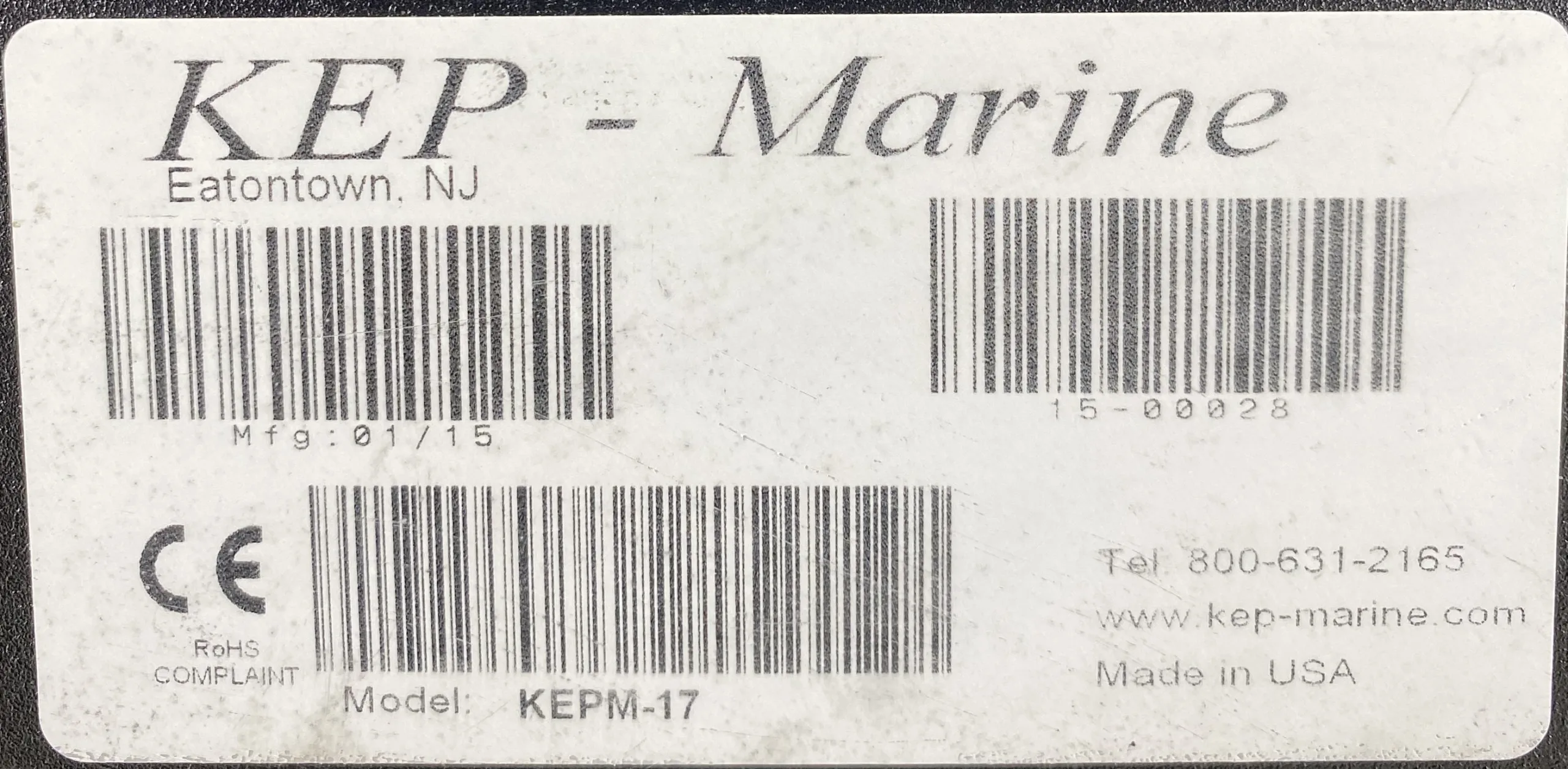 KEP Marine KEPM-17 ~17″ Display *Tested Good!* - Max Marine Electronics