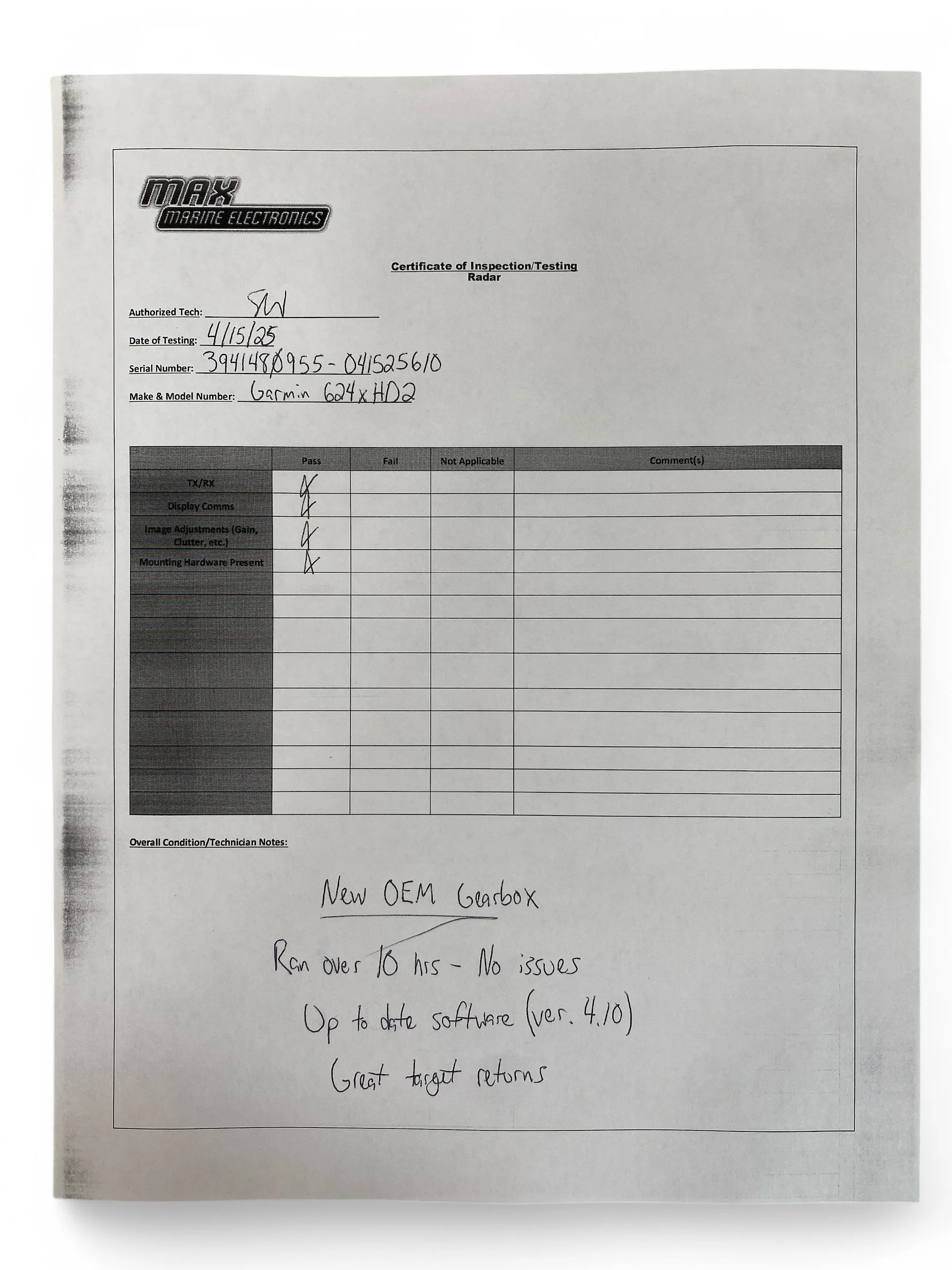 Garmin GMR 624 xHD2 Marine Radar 6kW Add-On W/ 4' Antenna - Max Marine ...