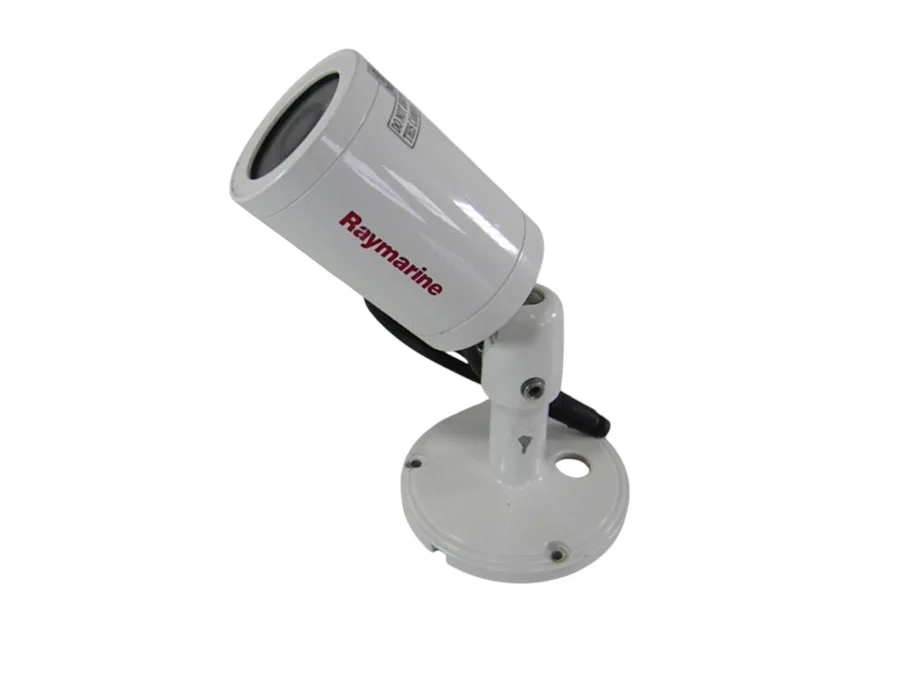 Raymarine CAM100 IR Analog Bullet Camera w/ Sun Shield E03007 -Tested ...