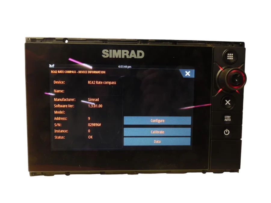 Simrad RC42N Rate Compass NMEA2000 Simnet Heading Sensor - Max Marine ...