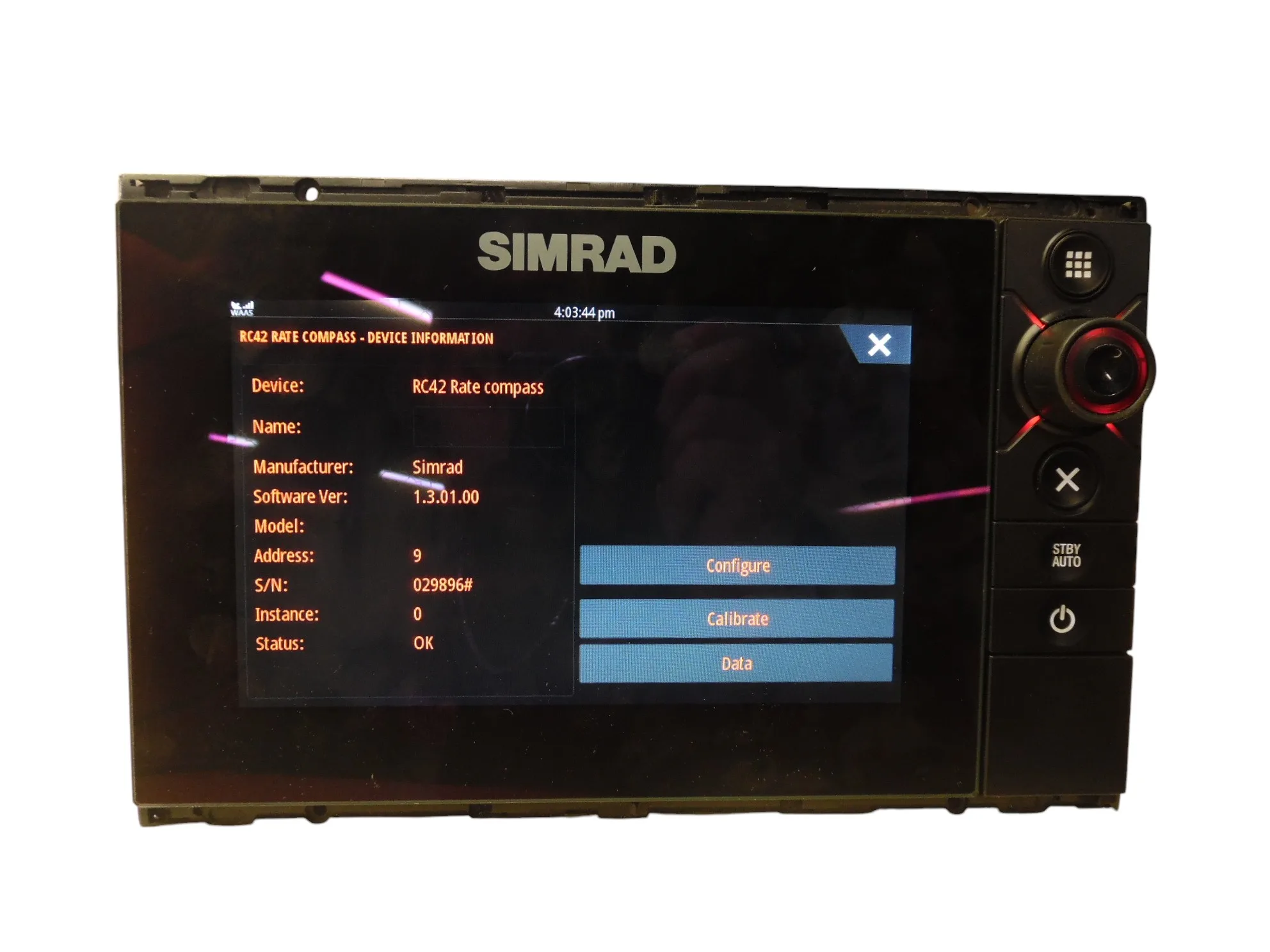 Simrad RC42N Rate Compass NMEA2000 Simnet Heading Sensor - Max Marine ...