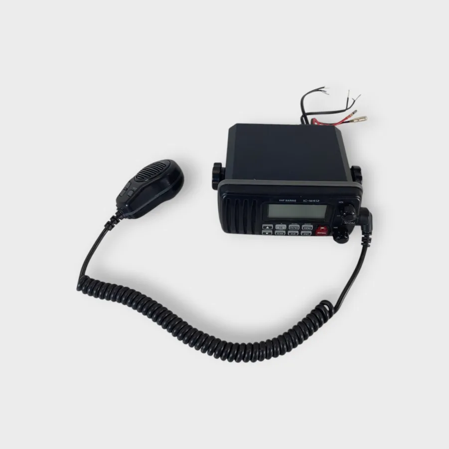Icom IC-M412 DSC VHF- Fully Tested- No MMSI - Black- Free Shipping ...