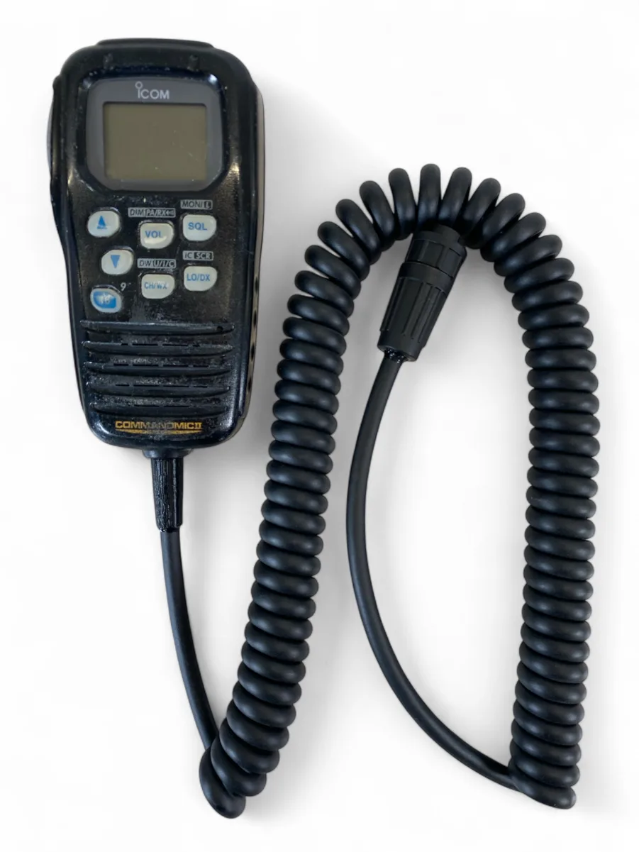 ICOM HM-157B Commandmic II Remote Handset for IC-M604/504/422 VHFs ...