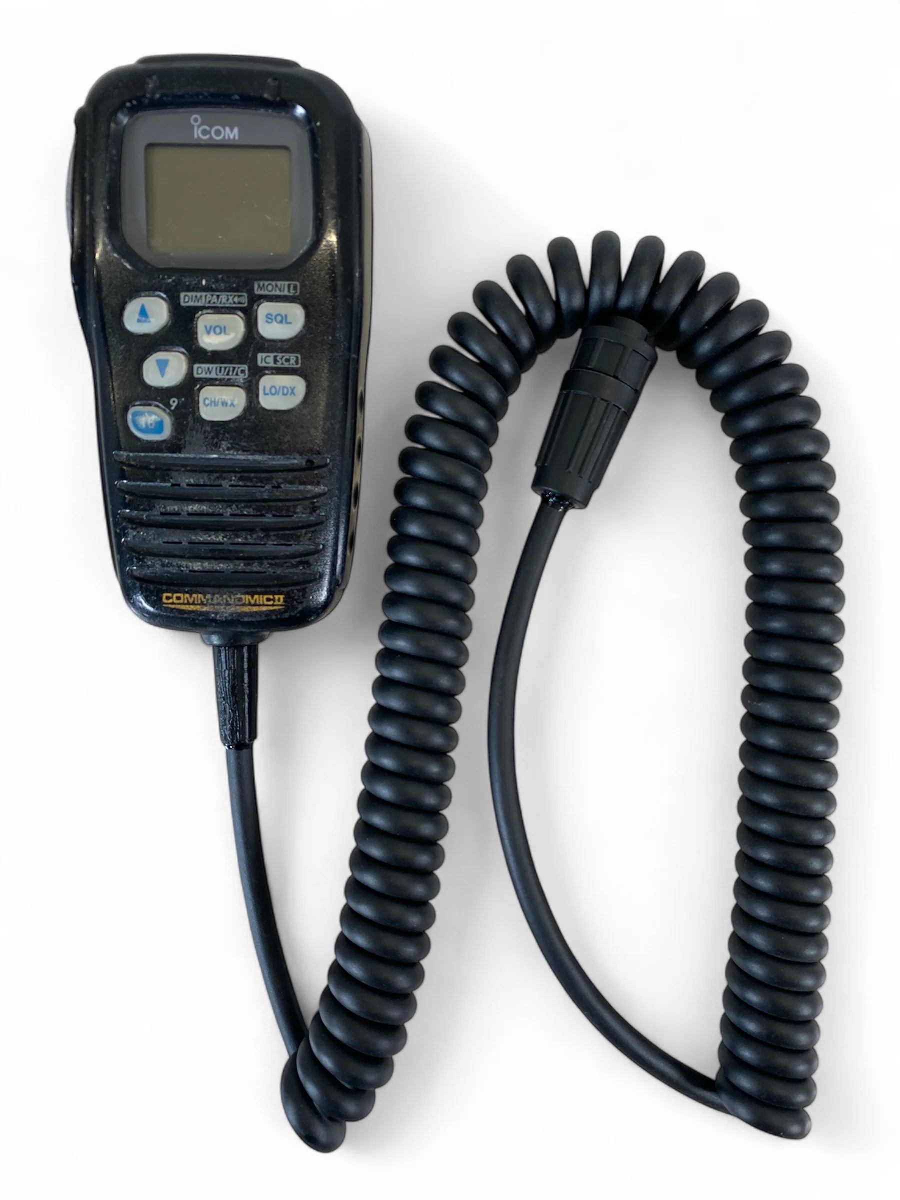 ICOM HM-157B Commandmic II Remote Handset for IC-M604/504/422 VHFs ...