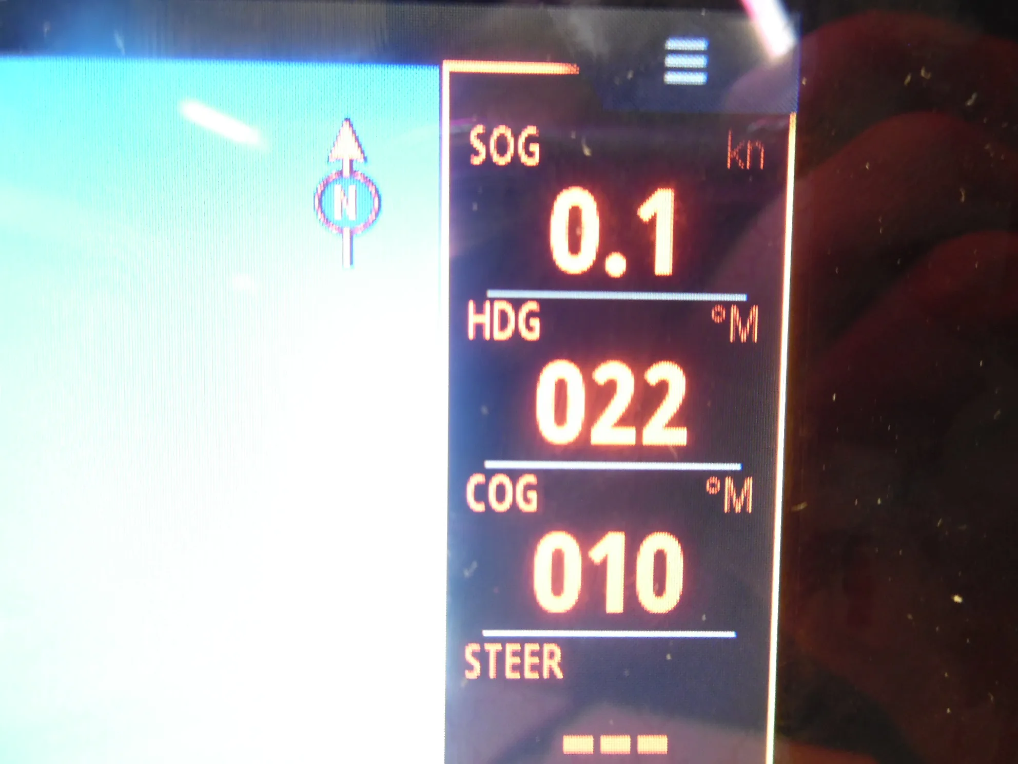 Simrad Precision 9 Compass W/Mounting Bracket Tested - Max Marine ...