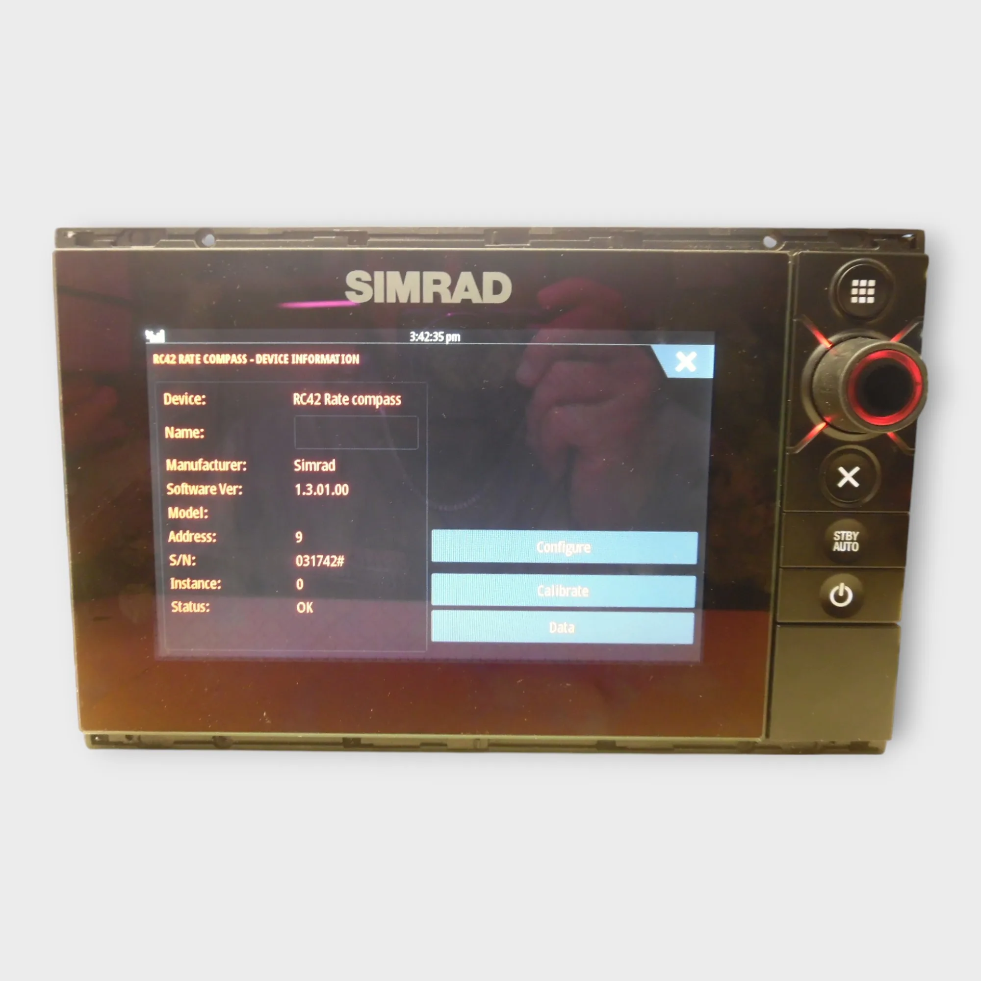 Simrad-RC42 Rate Compass Simnet NMEA2000 Heading Sensor 22090237 - Max ...