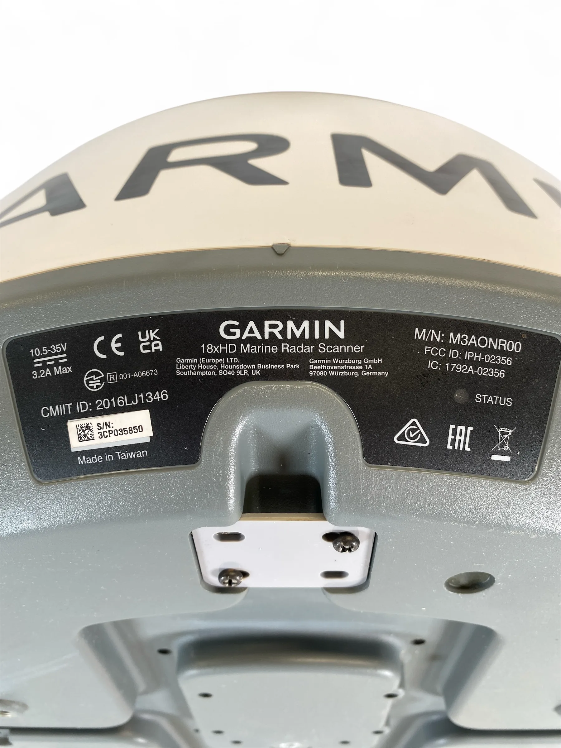 Garmin 18xHD 4kw Radar Dome Add-On W/ Cables- Tested / Updated (90-day ...