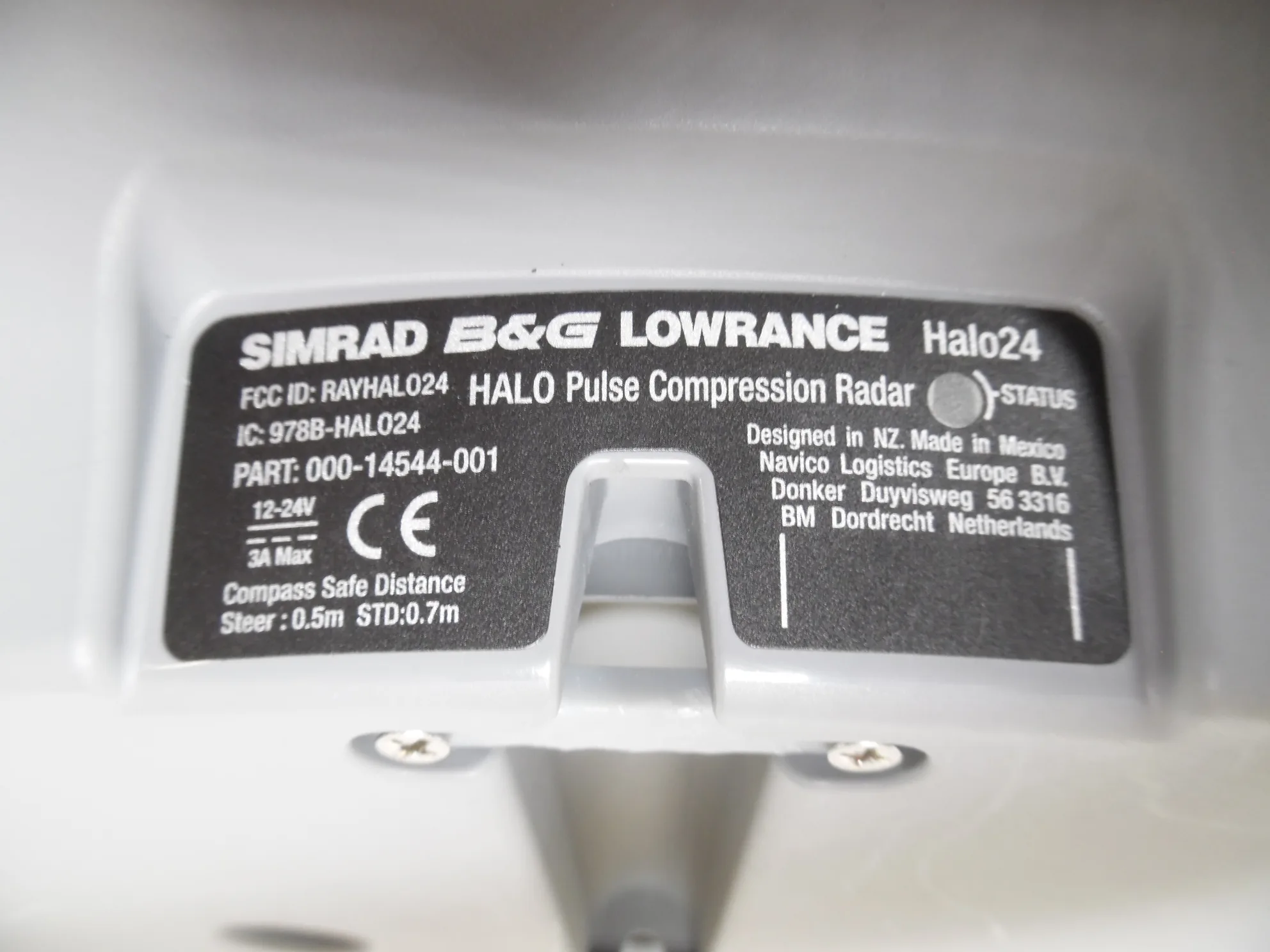 Simrad Halo24 Pulse Compression Dome Radar (000-14544-001) Tested Good ...