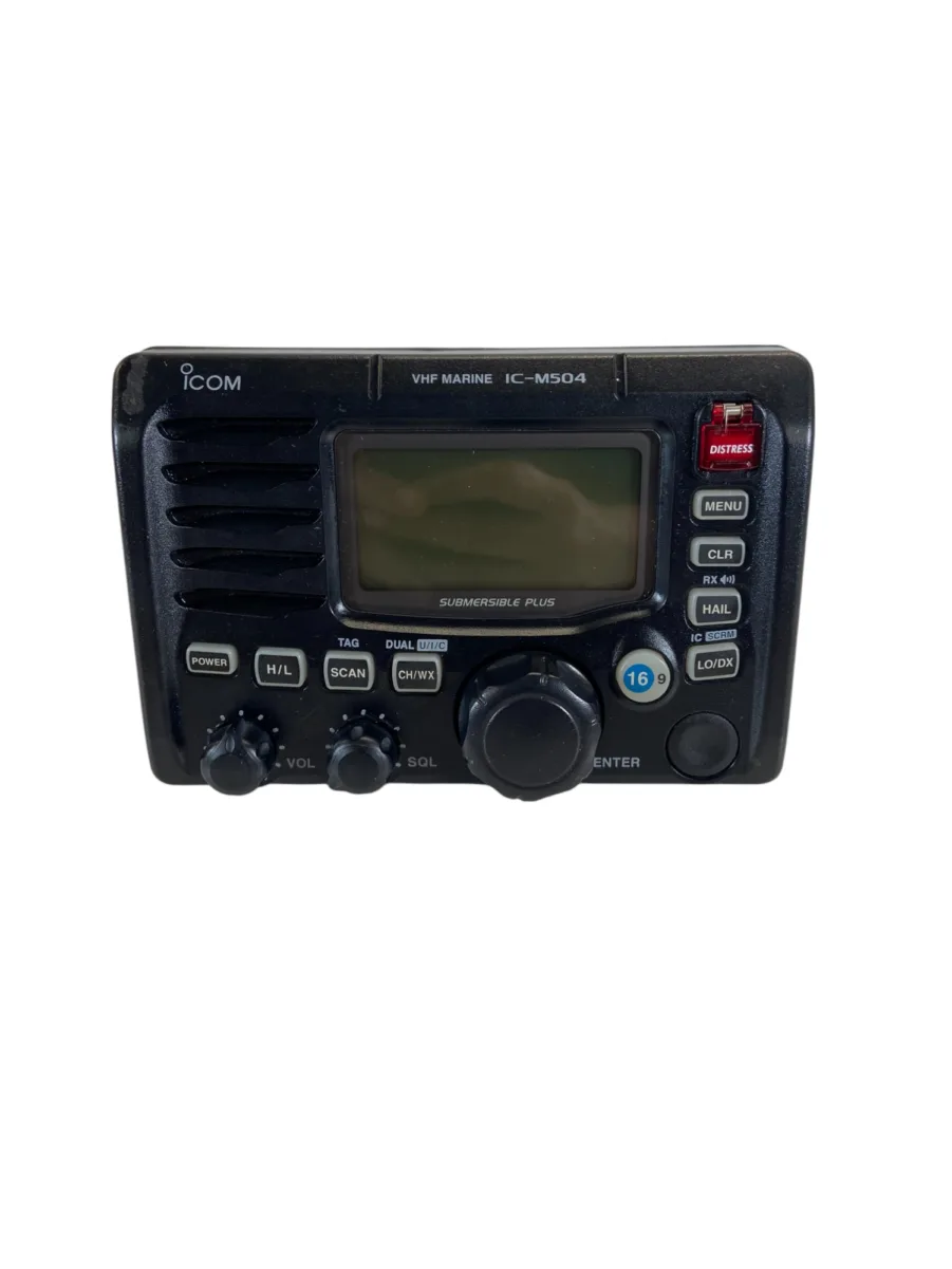 Icom IC-M504A Remote Mic Marine DSC VHF Radio Fully Tested 90-Warranty ...