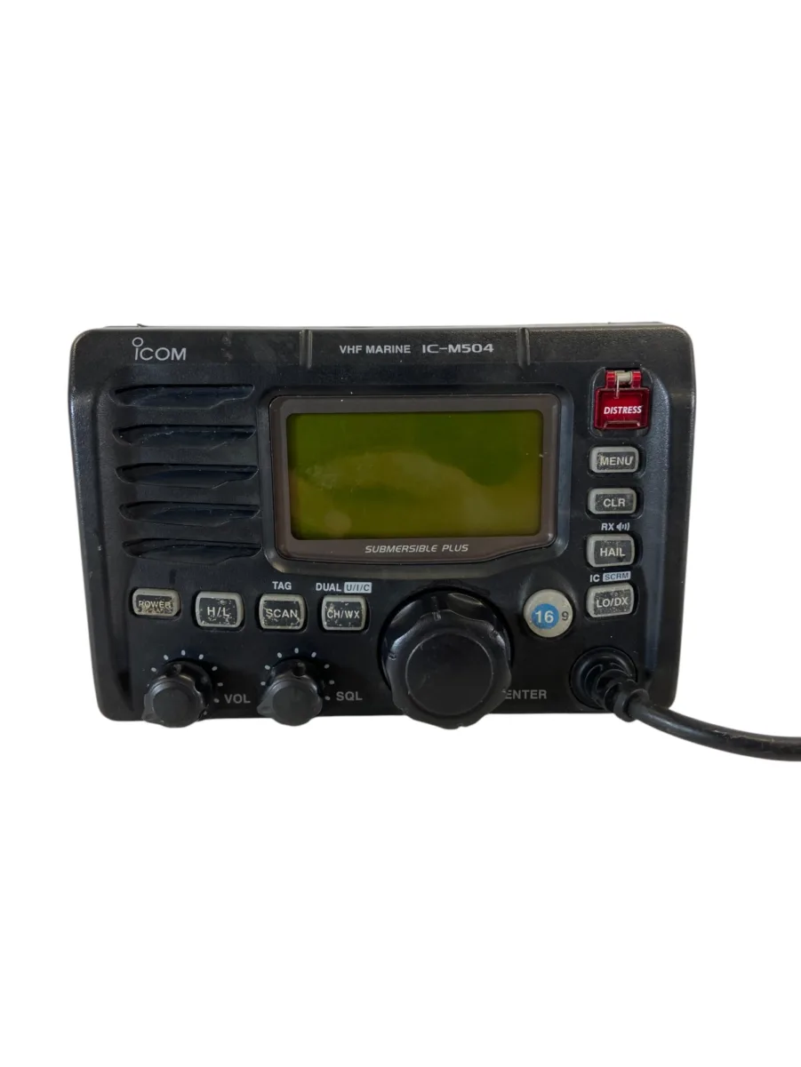 Icom IC-M504 Marine DSC VHF Radio Fully Tested 90-Warranty - Max Marine ...